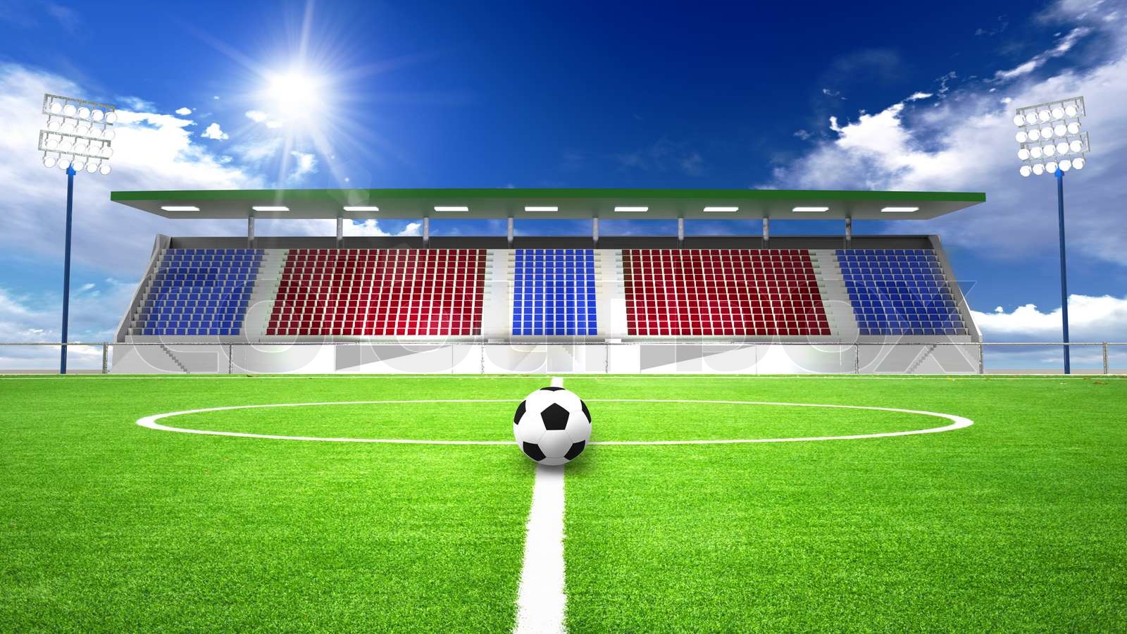 soccer stadium | Stock image | Colourbox