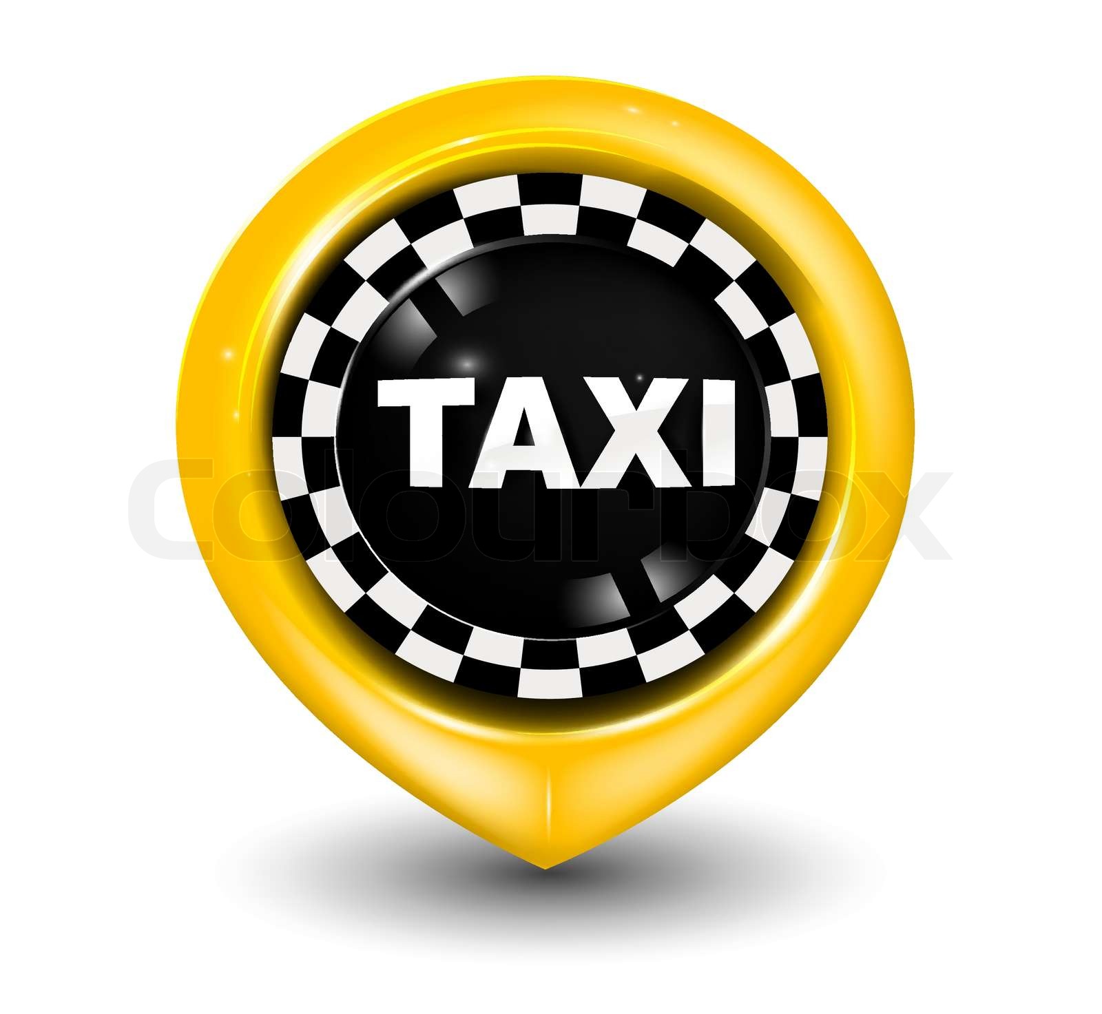 Taxi-Symbol | Stock-Vektor | Colourbox