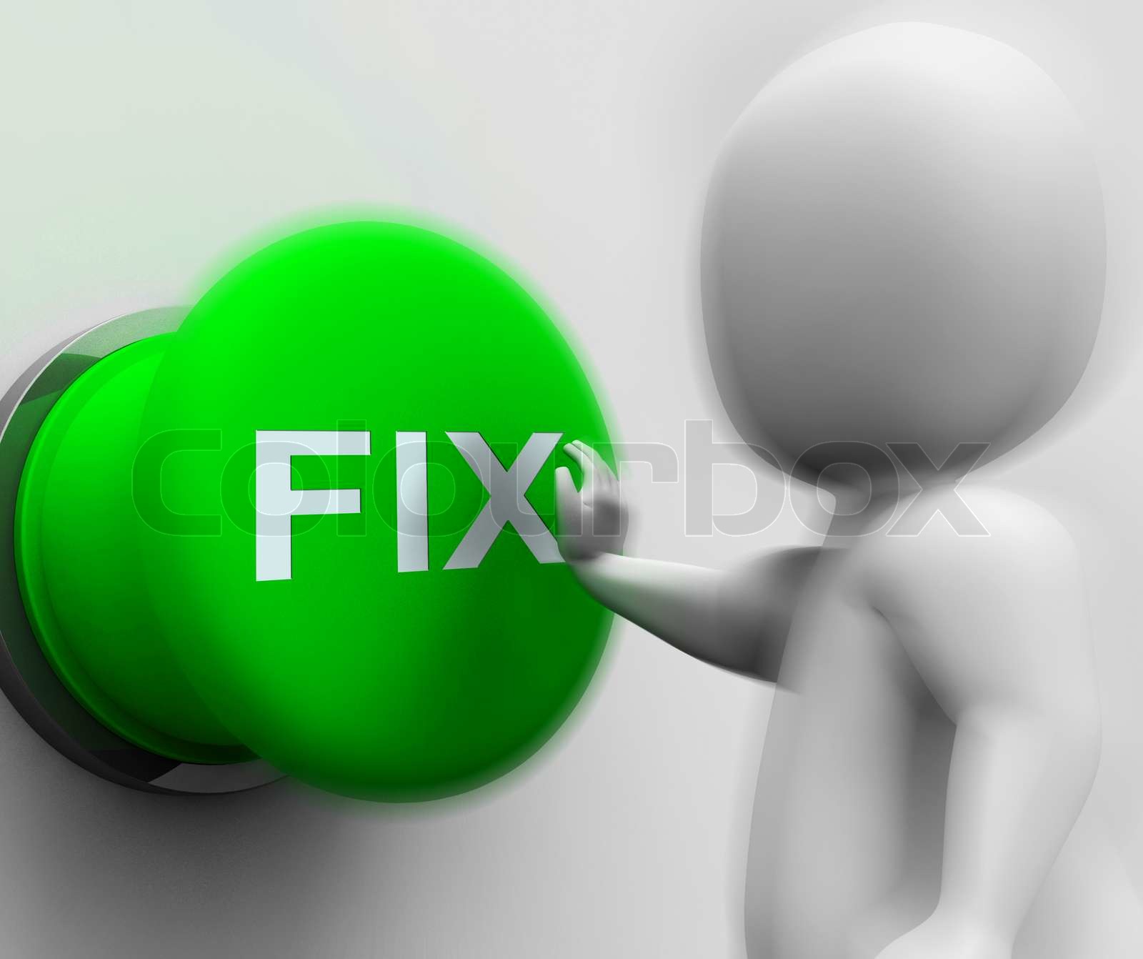 Fix Pressed Shows Repairing Faults And Maintenance | Stock image ...