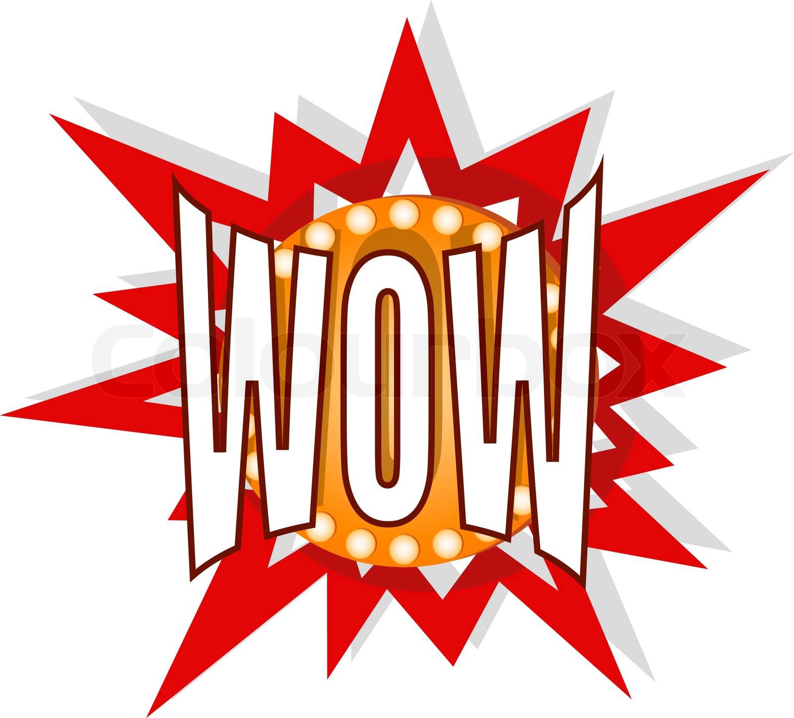 Cartoon WOW | Stock vector | Colourbox
