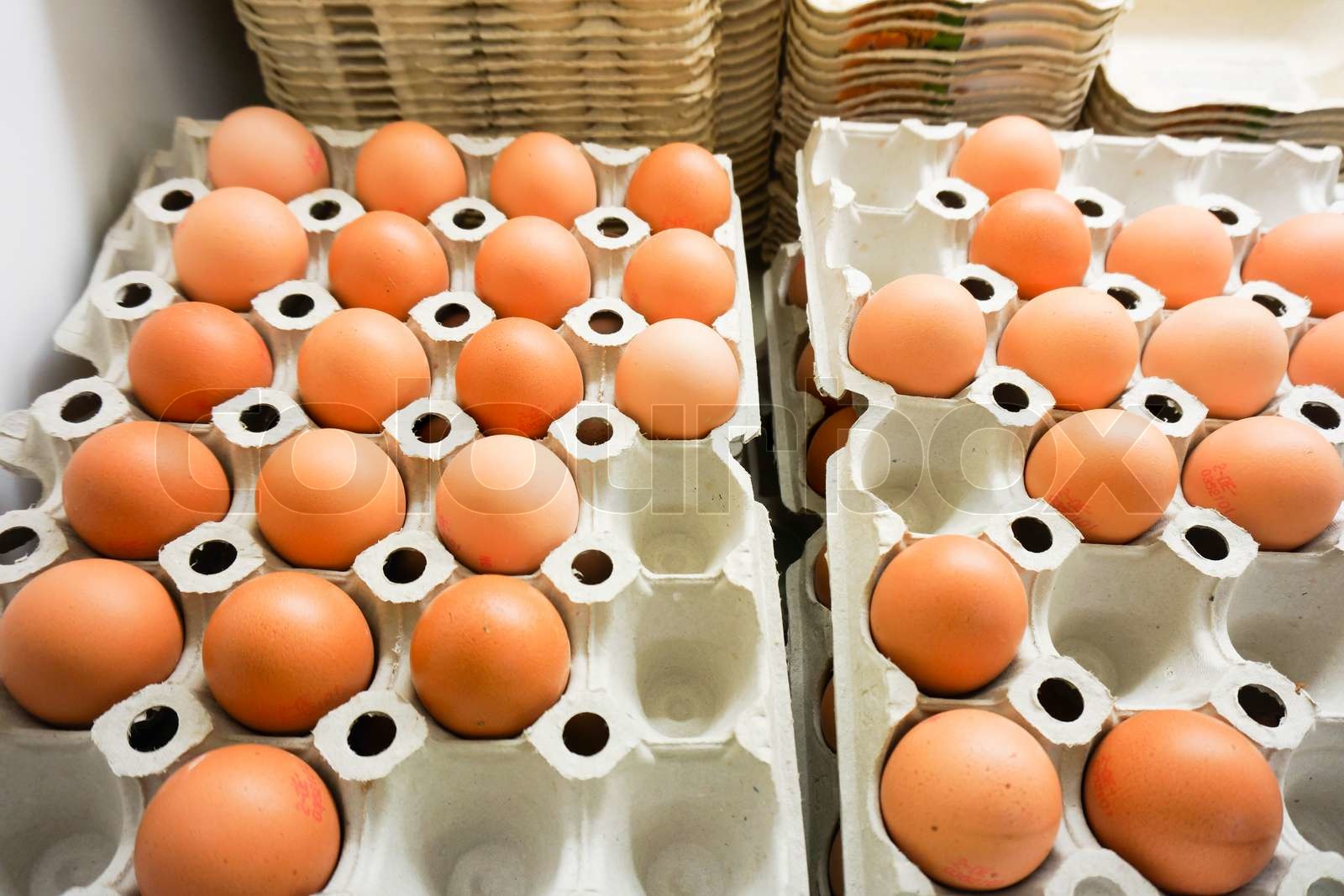 Eggs from the market. | Stock image | Colourbox