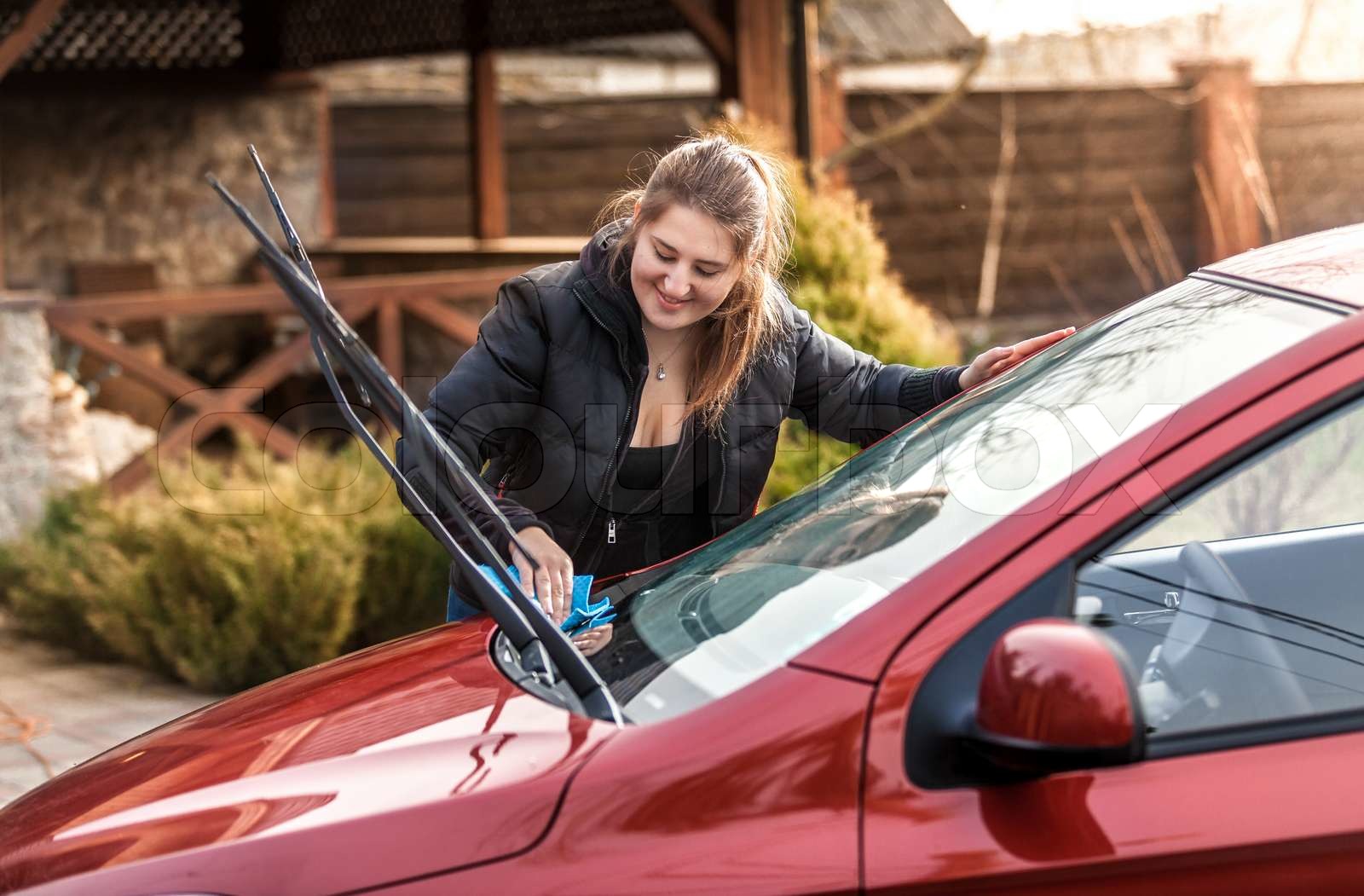 Stilvolle Auto Waschen Zuhause Bildnull
