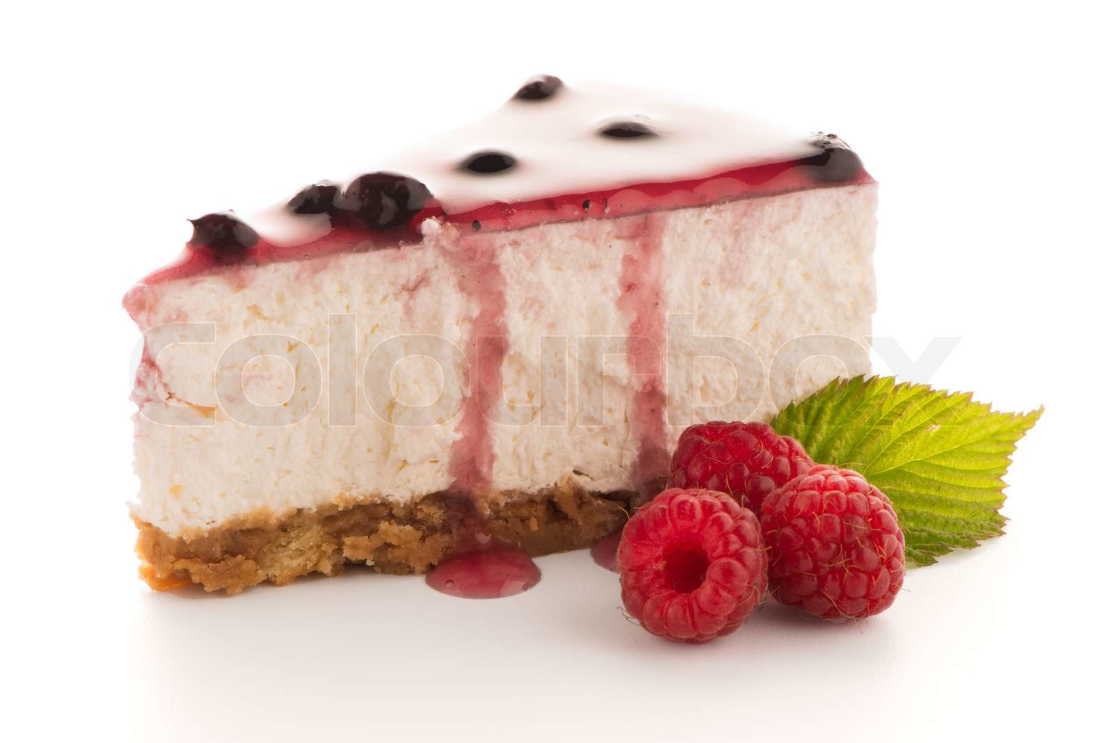 Cheese Cake slice | Stock image | Colourbox