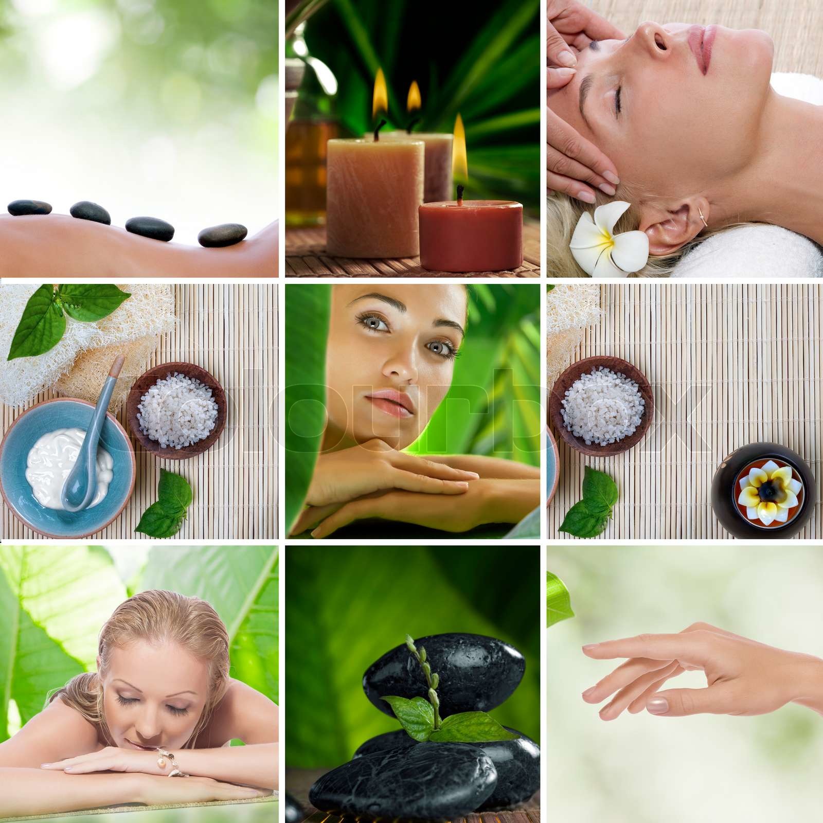 spa collage | Stock image | Colourbox