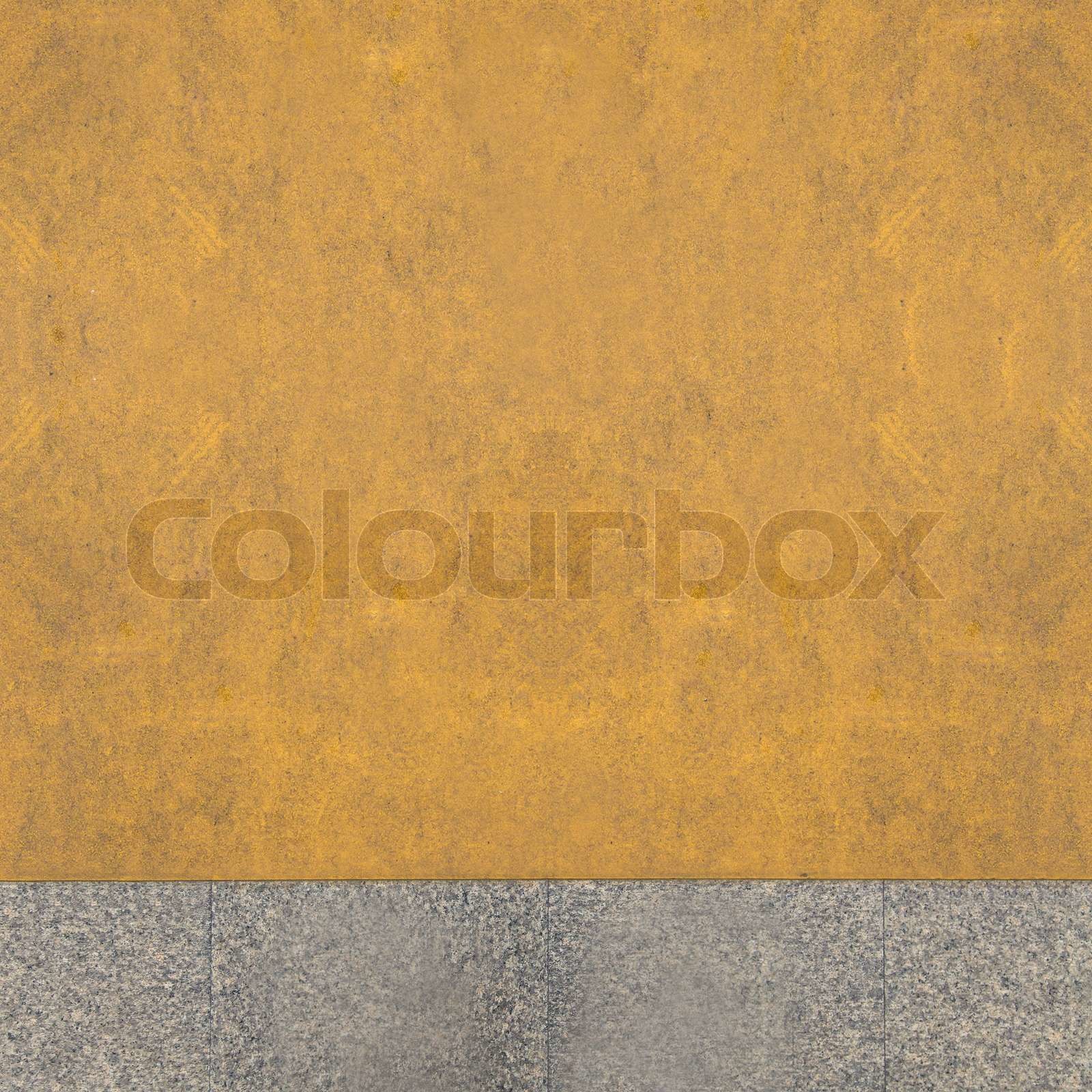 Yellow floor | Stock image | Colourbox