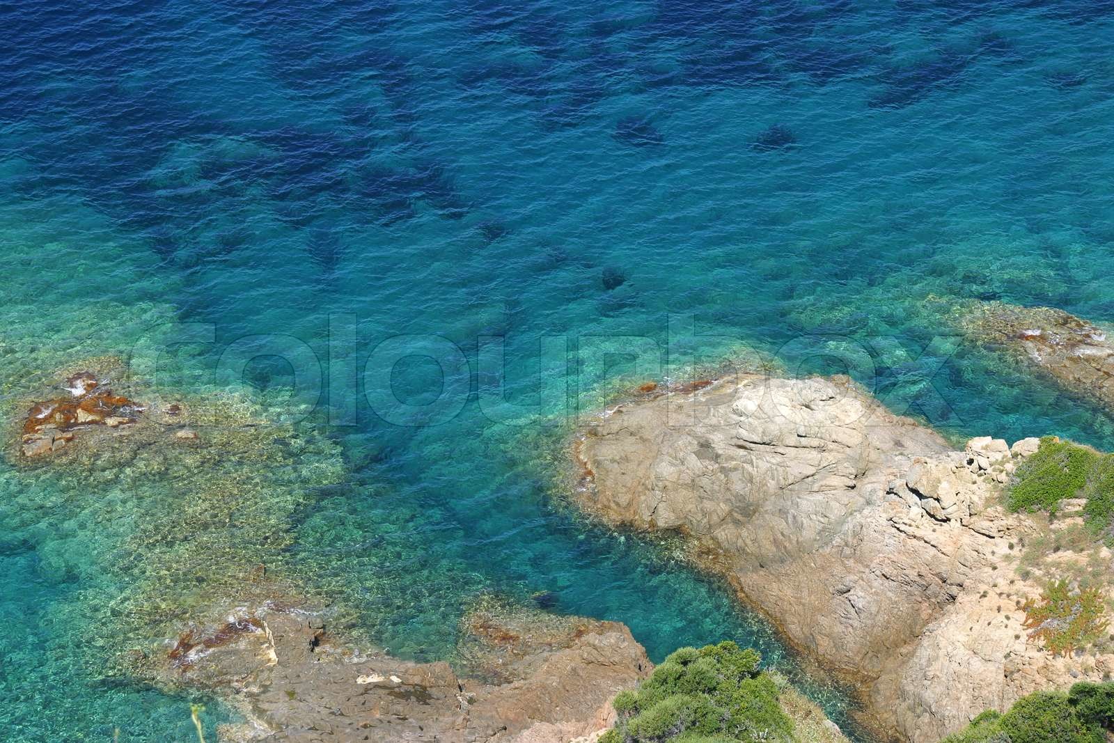 Türkis blaues Wasser Meer | Stock Bild | Colourbox