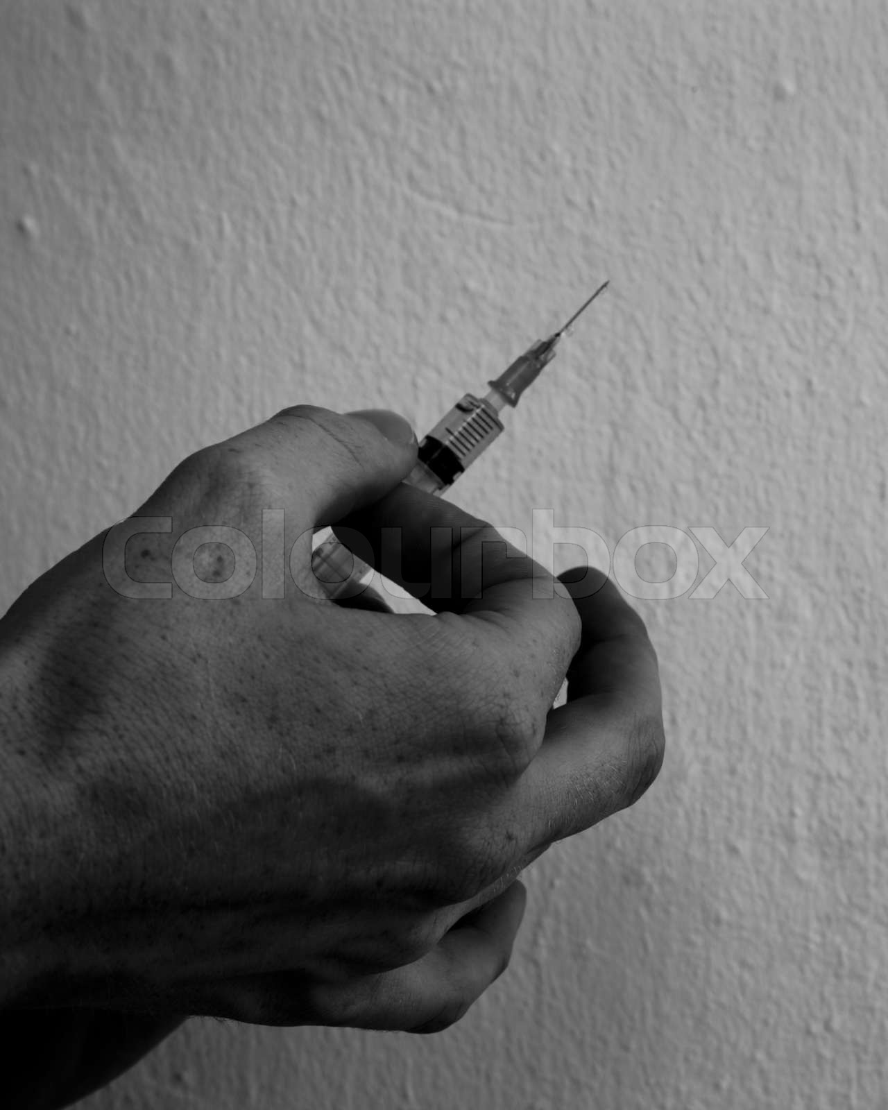 heroine, drug, needle | Stock image | Colourbox