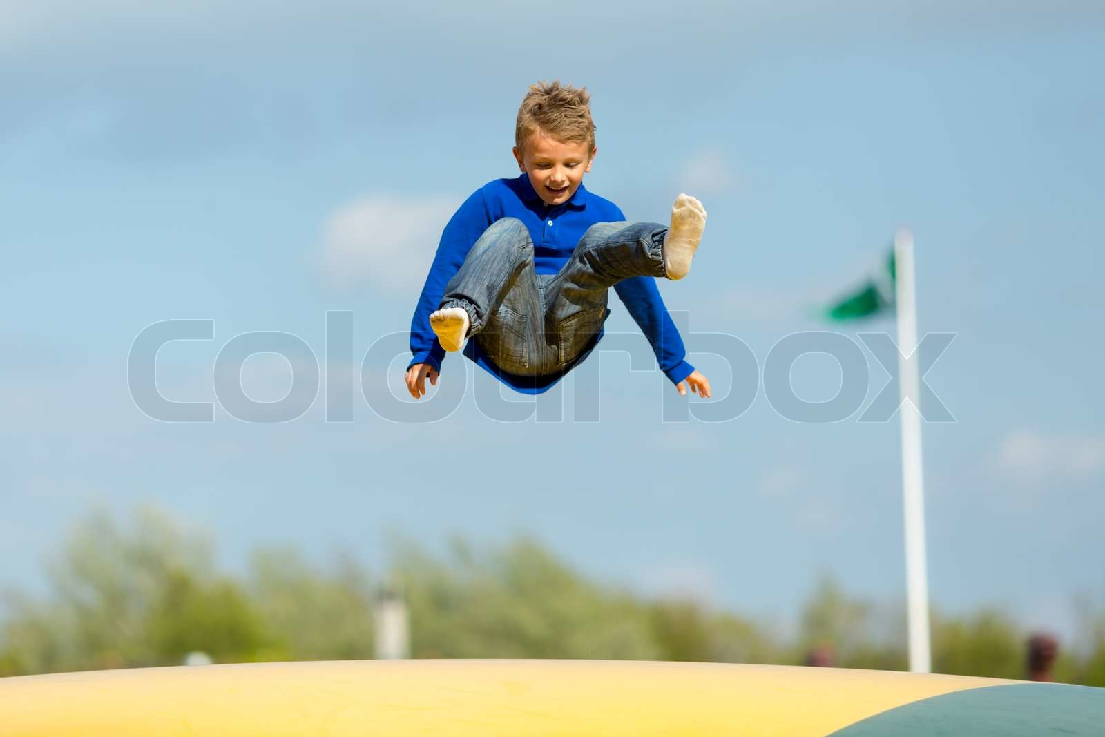 Jumping boy | Stock image | Colourbox