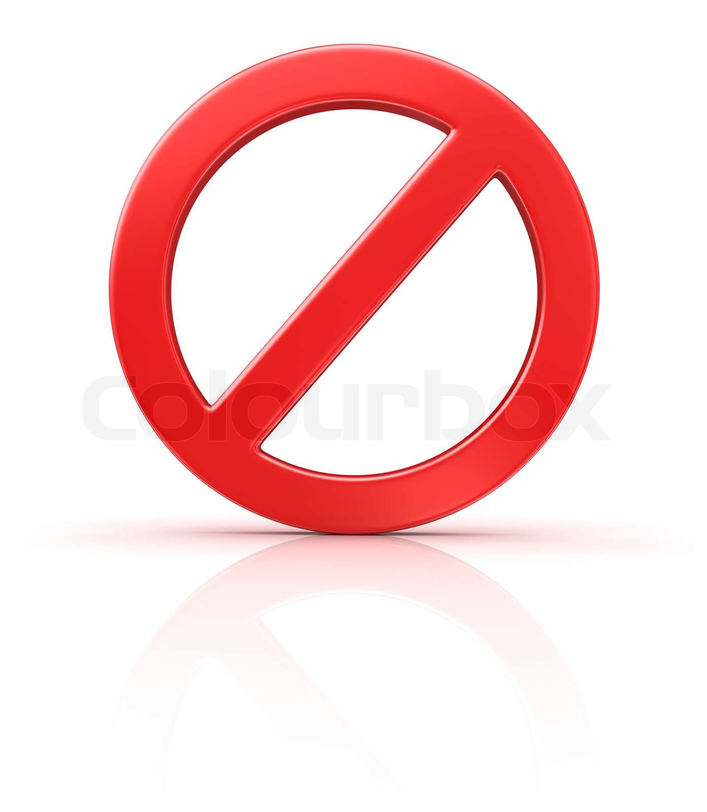 No sign | Stock image | Colourbox