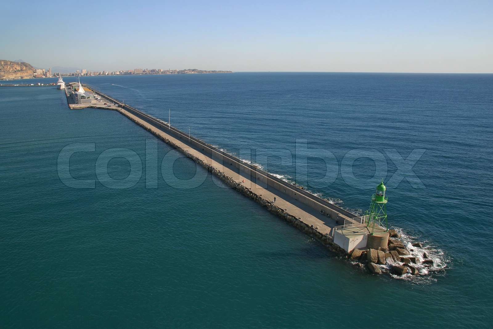 Pier for ships | Stock image | Colourbox