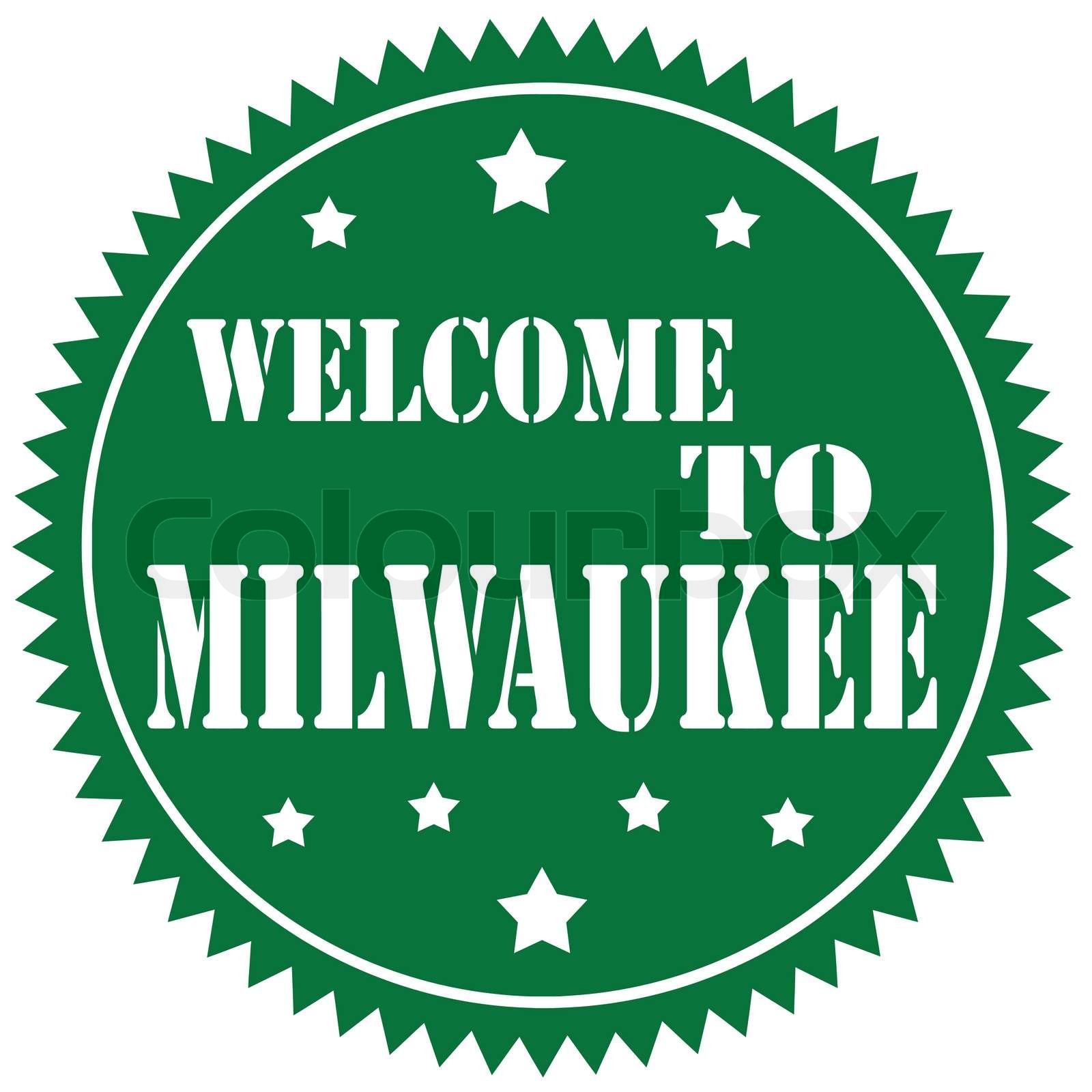 Welcome To Milwaukee-label | Stock vector | Colourbox