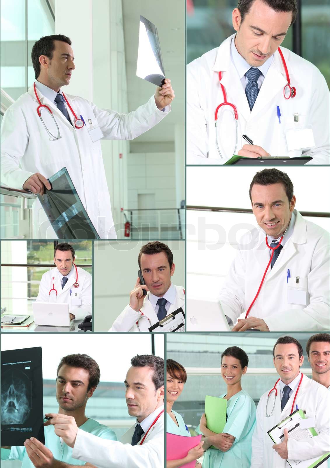 Doctor and staff in hospital | Stock image | Colourbox