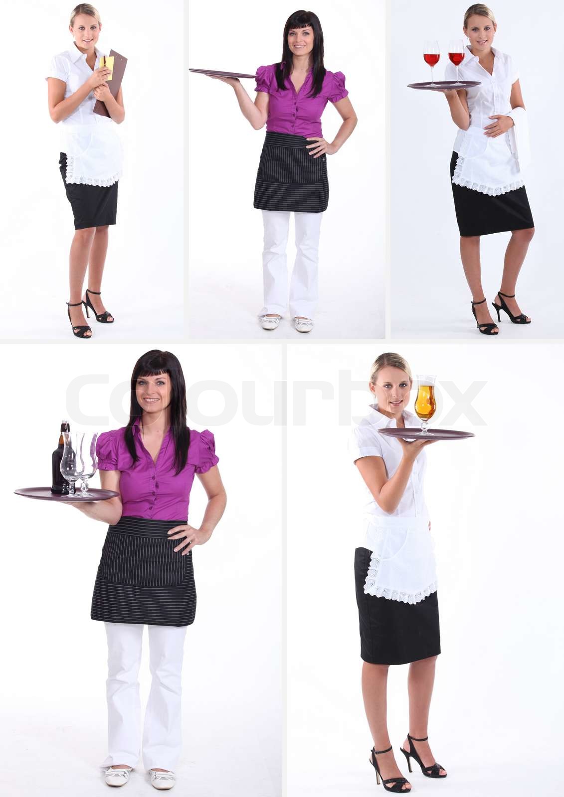 Waitresses | Stock image | Colourbox