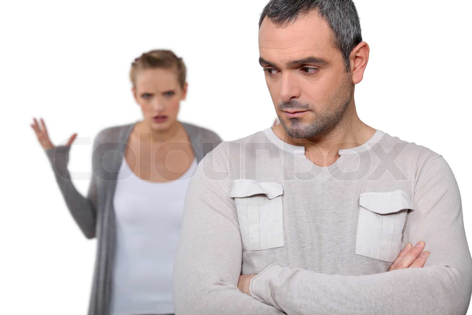 angry couple | Stock image | Colourbox