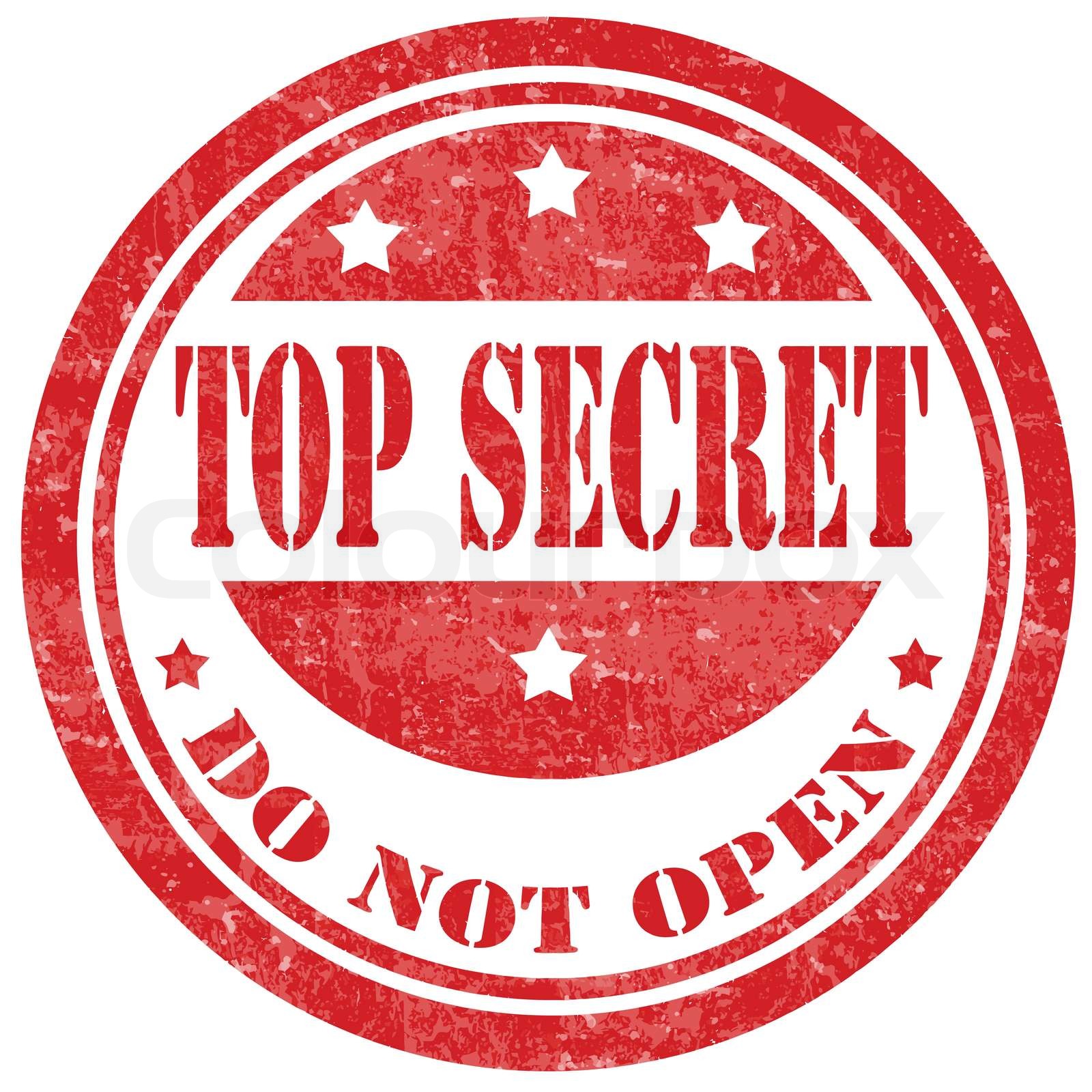 Top Secret-stamp | Stock vector | Colourbox