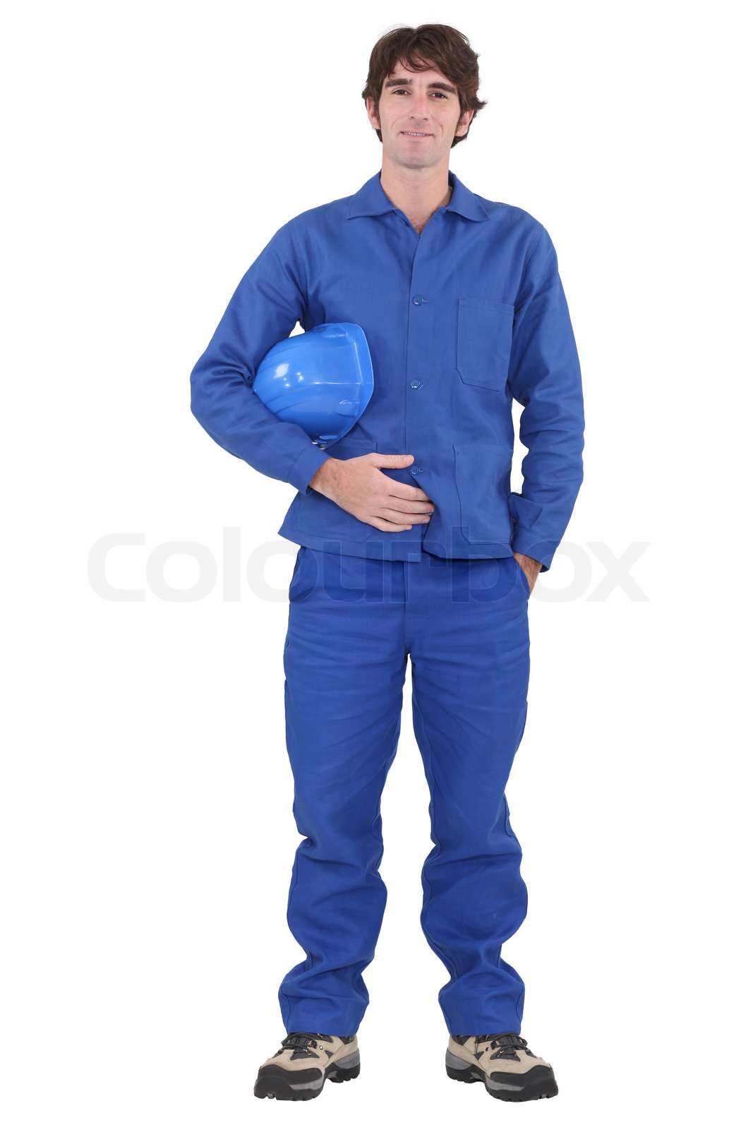 Portrait of a tradesman | Stock image | Colourbox