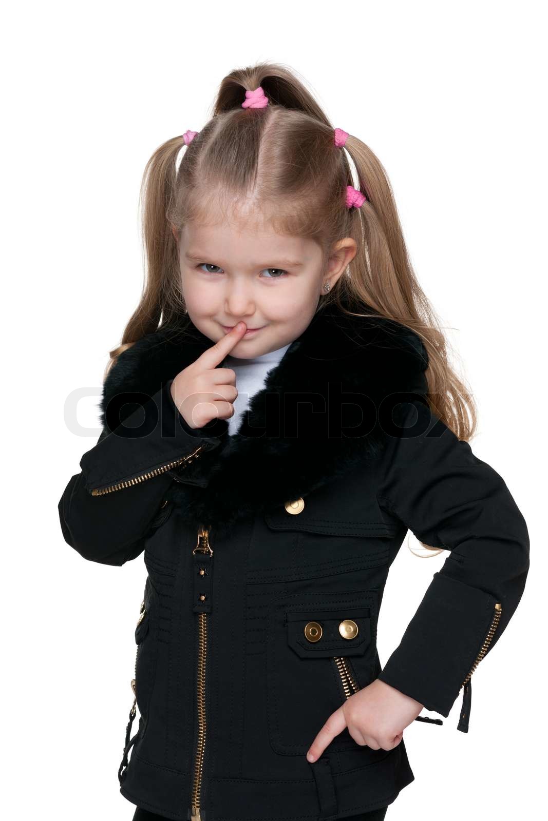 sei leise, bitte! | Stock Bild | Colourbox