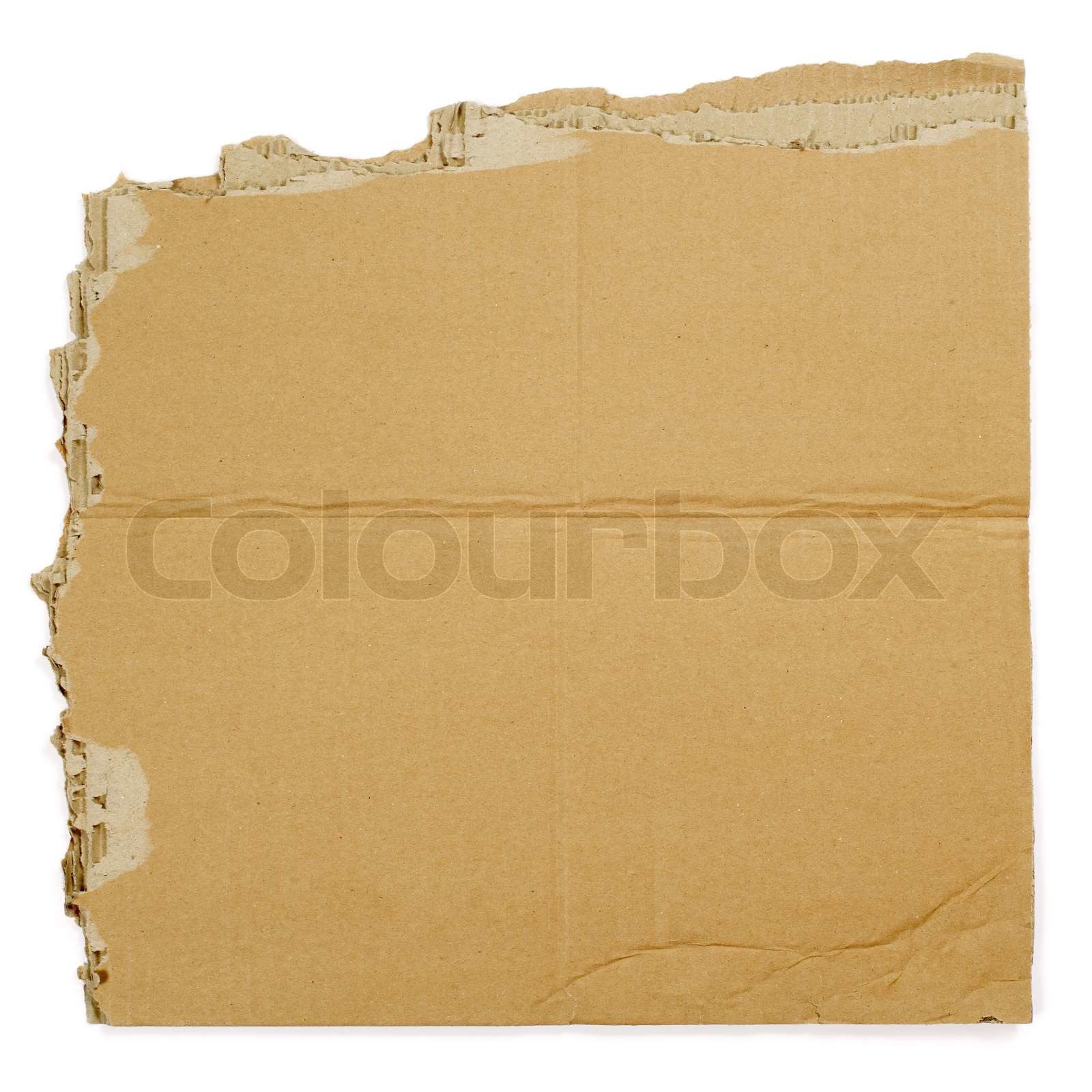 Cardboard sign | Stock image | Colourbox