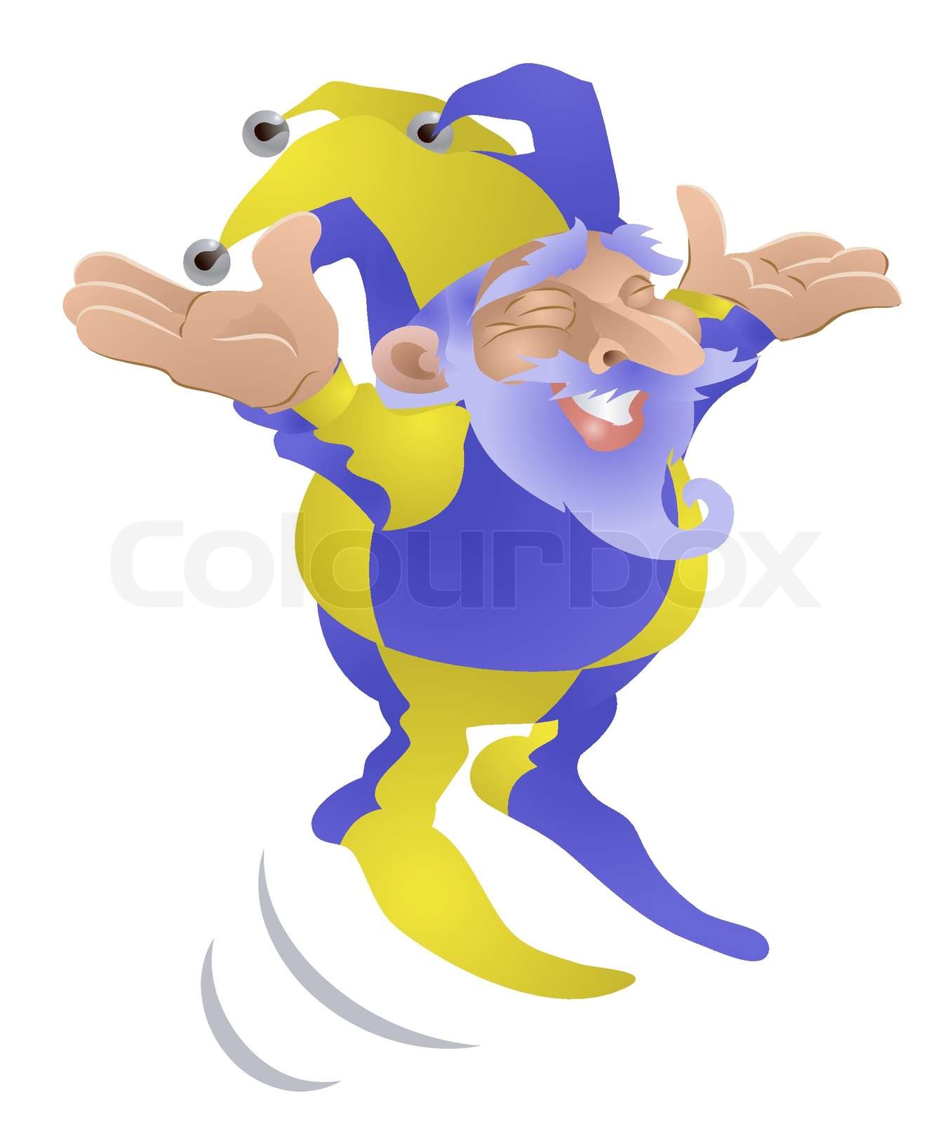 Funny Jester illustration | Stock vector | Colourbox