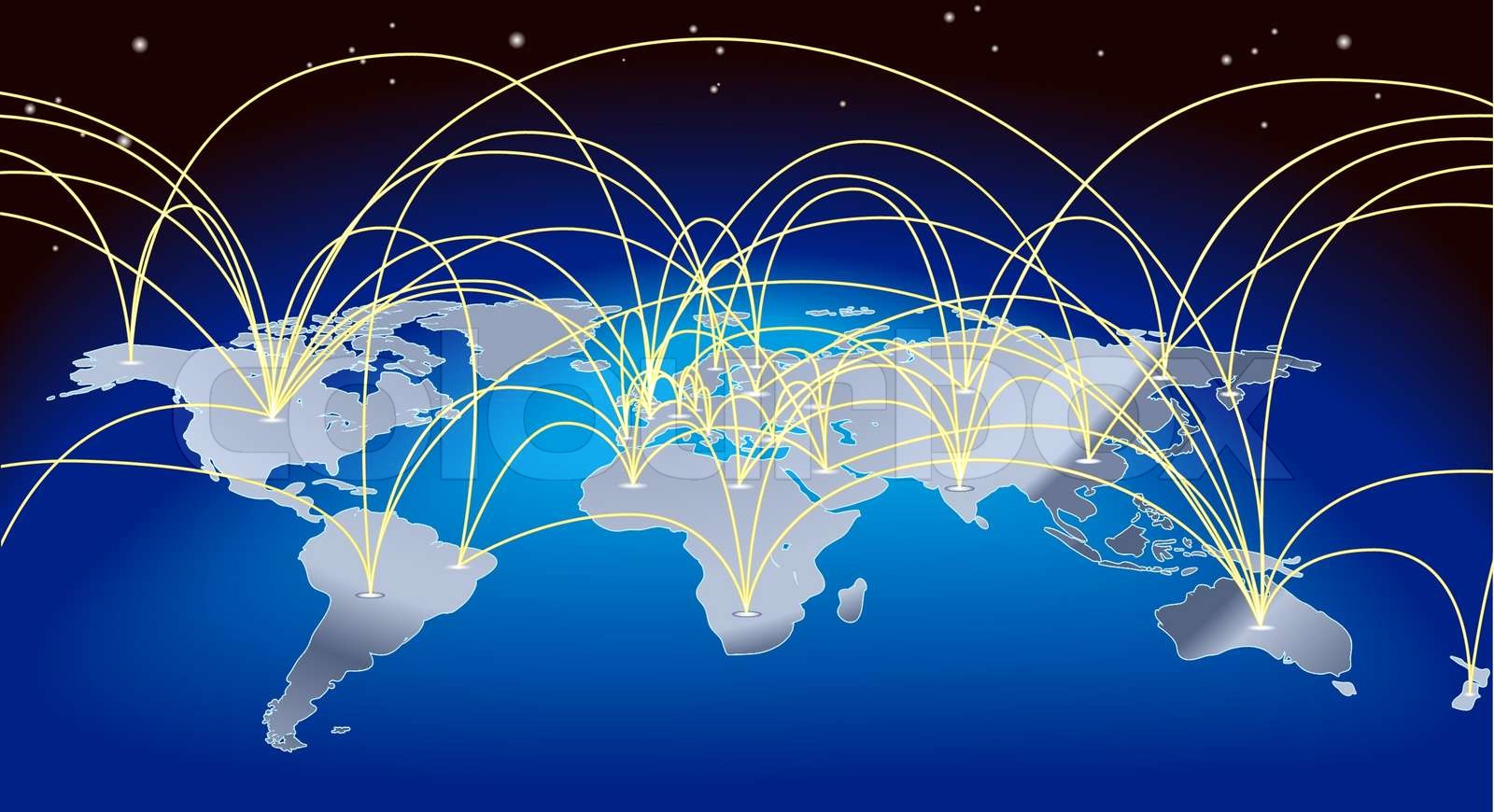 handel, global, verden | Stock vektor | Colourbox