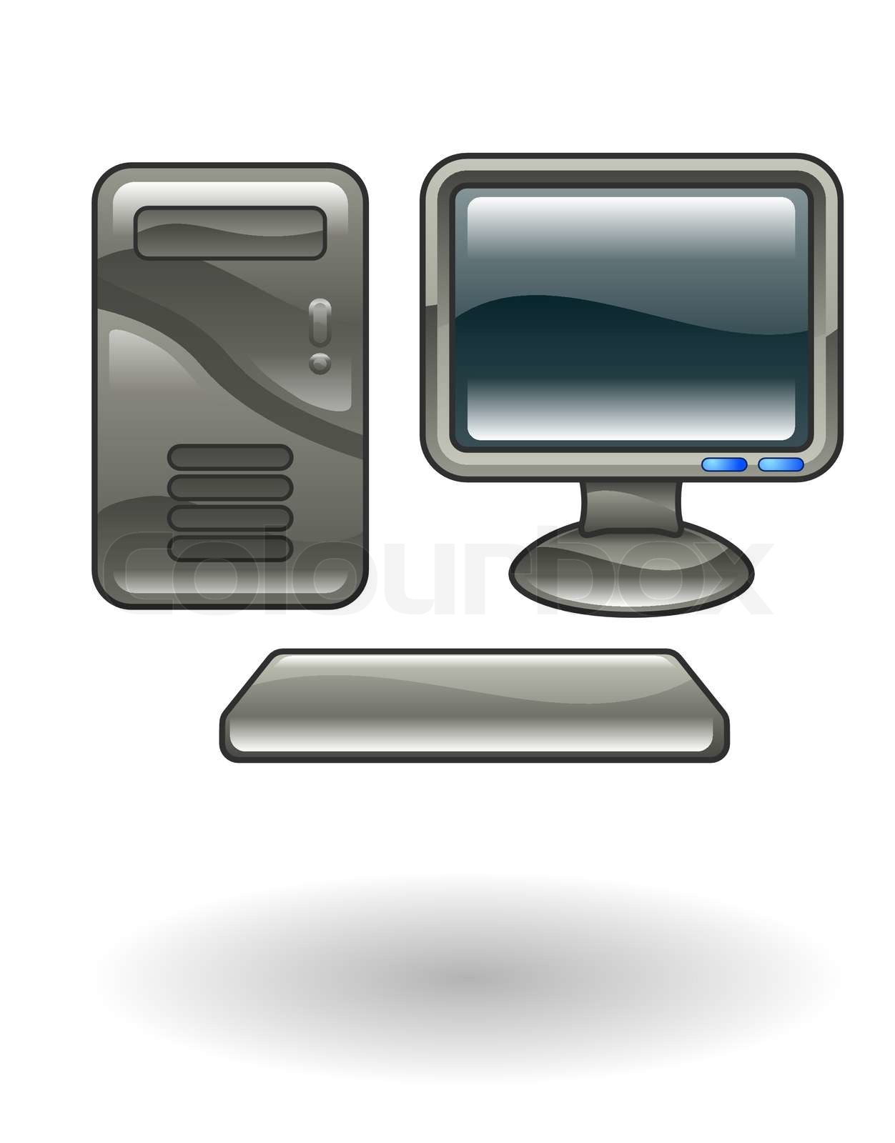 Computer-Abbildung | Stock-Vektor | Colourbox