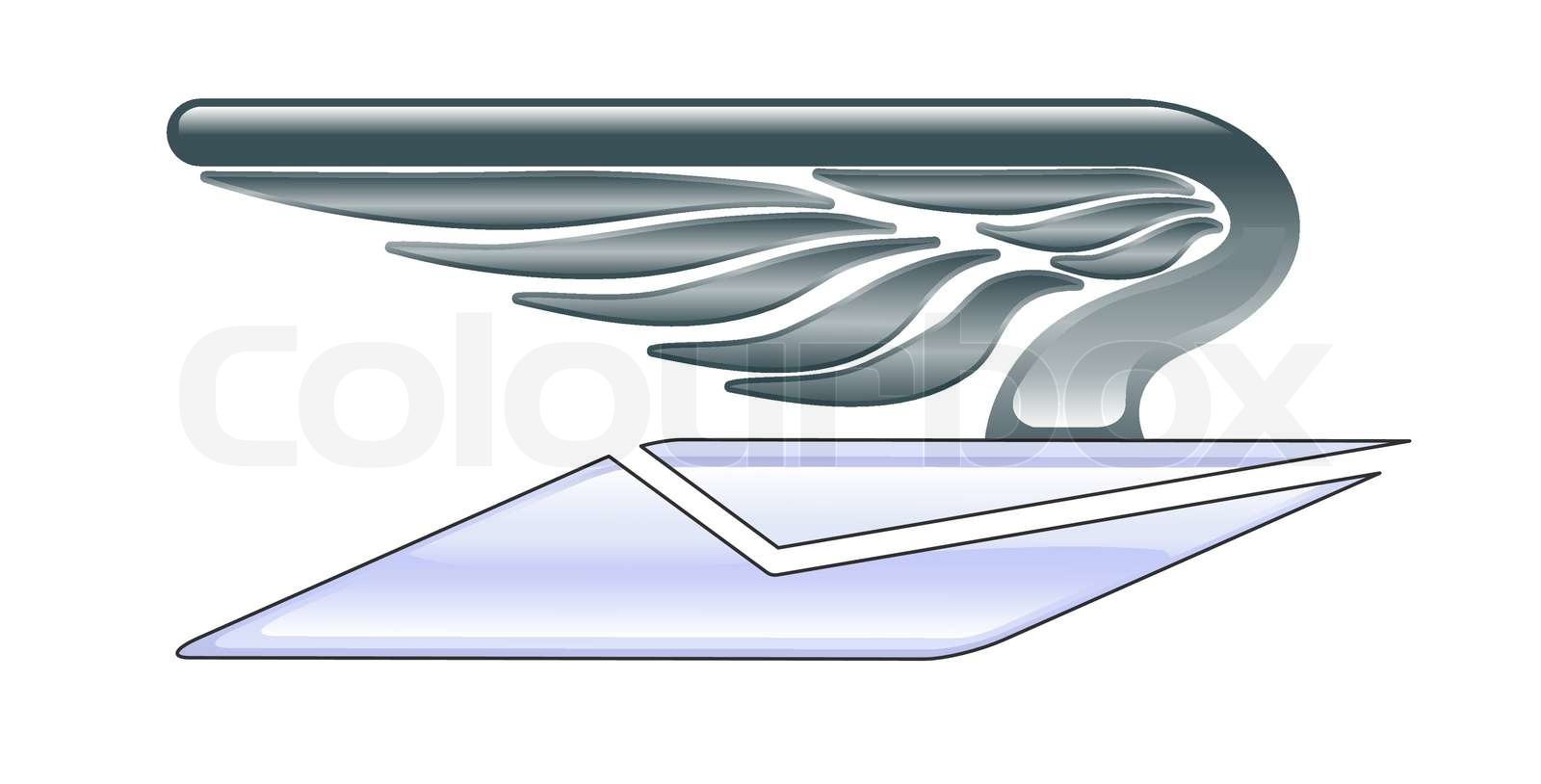 flying mail | Stock vector | Colourbox