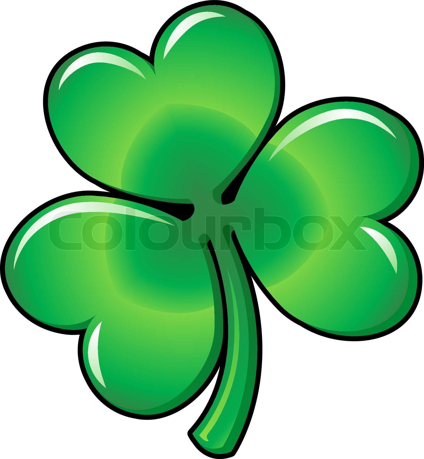 Illustration of Shamrock clover | Stock vector | Colourbox