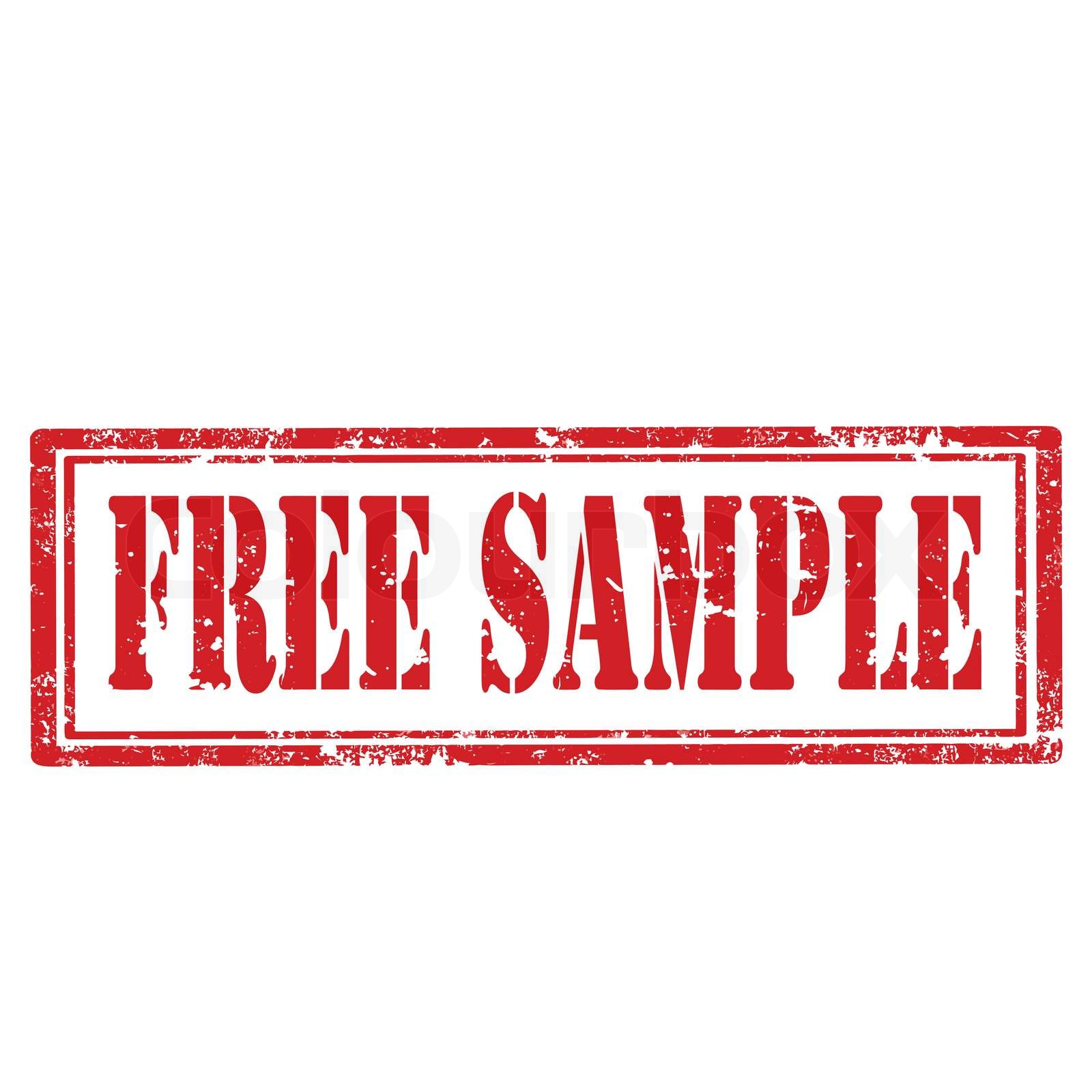 Free Sample-stamp | Stock vector | Colourbox