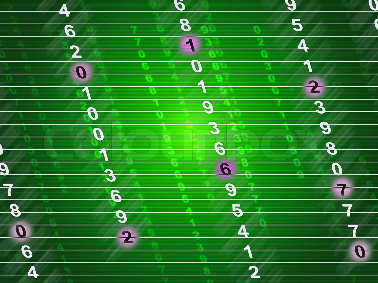 Tech Numbers Means Communicate Communication And Numerals | Stock image ...