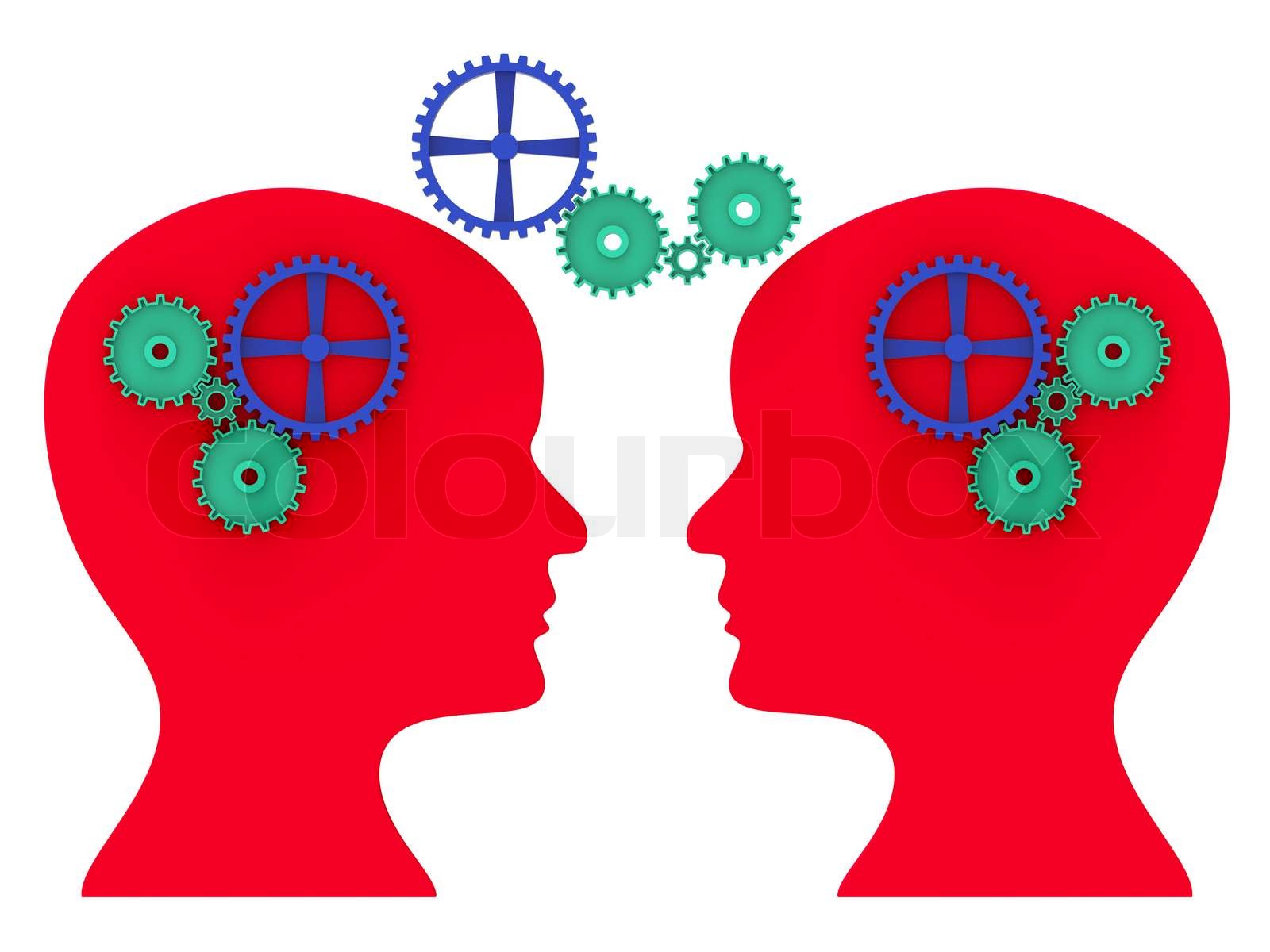 Brain Think Represents Consider Thinking And Contemplate | Stock image ...