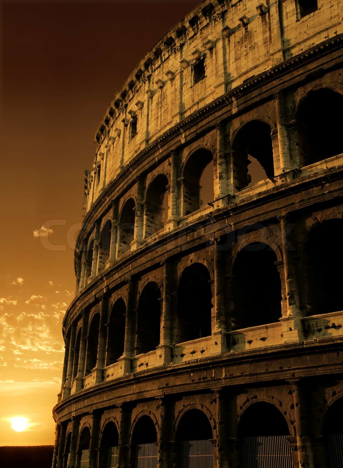 Colosseum sunrise | Stock image | Colourbox