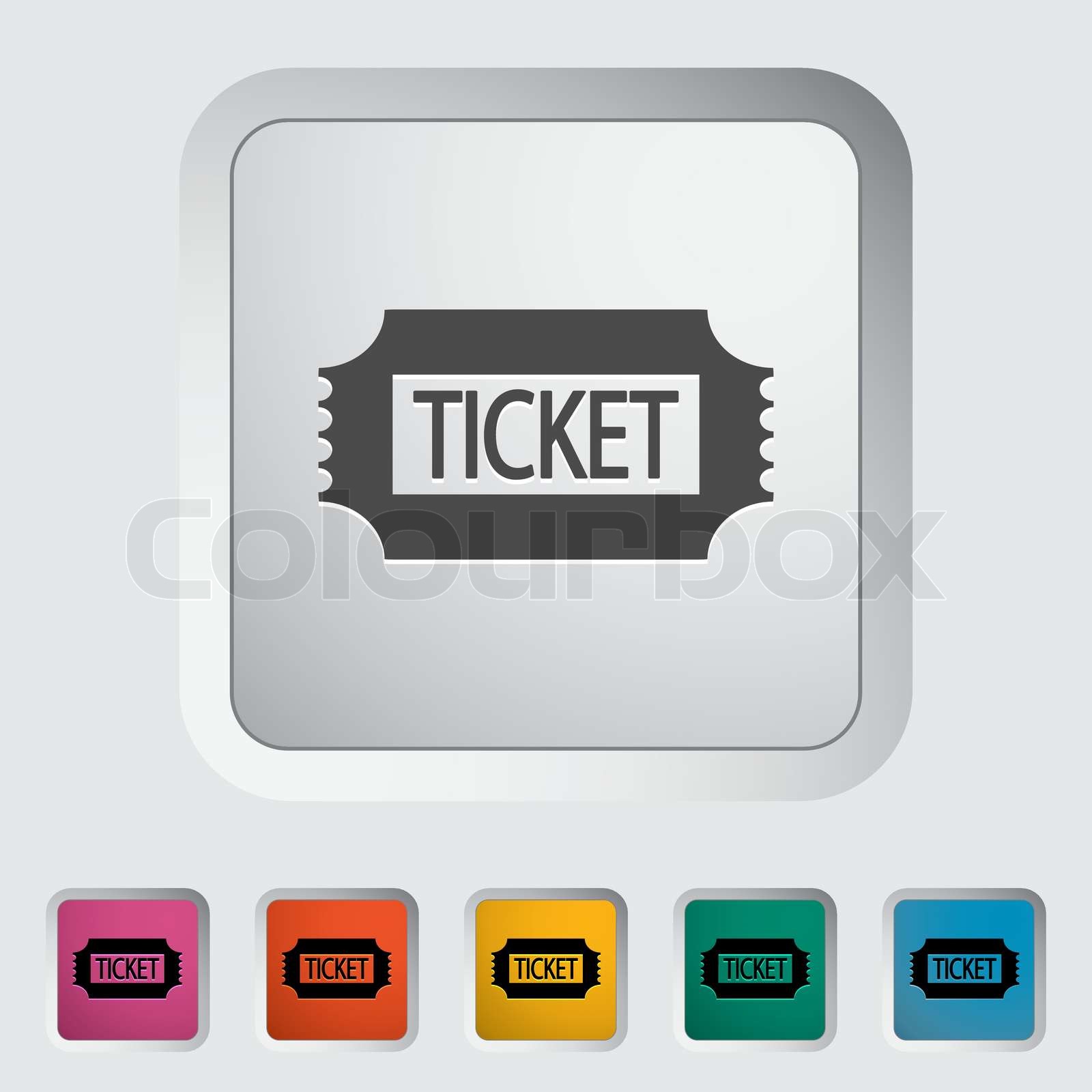 Ticket. | Stock-Vektor | Colourbox