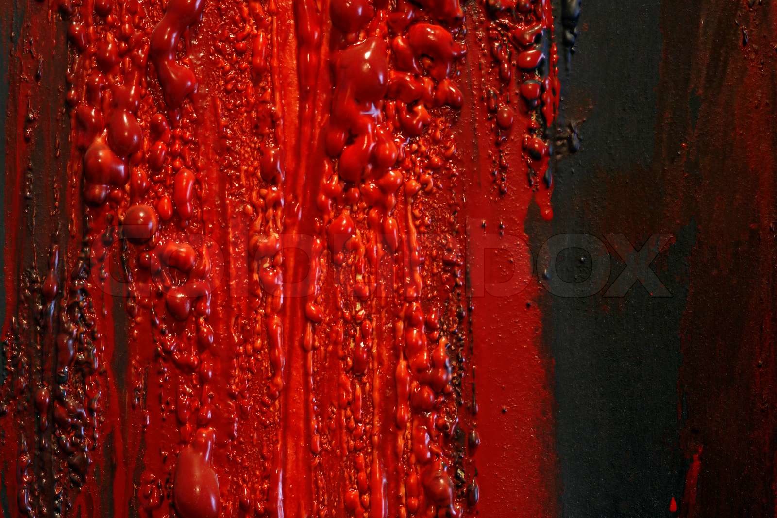 Smeared blood | Stock image | Colourbox