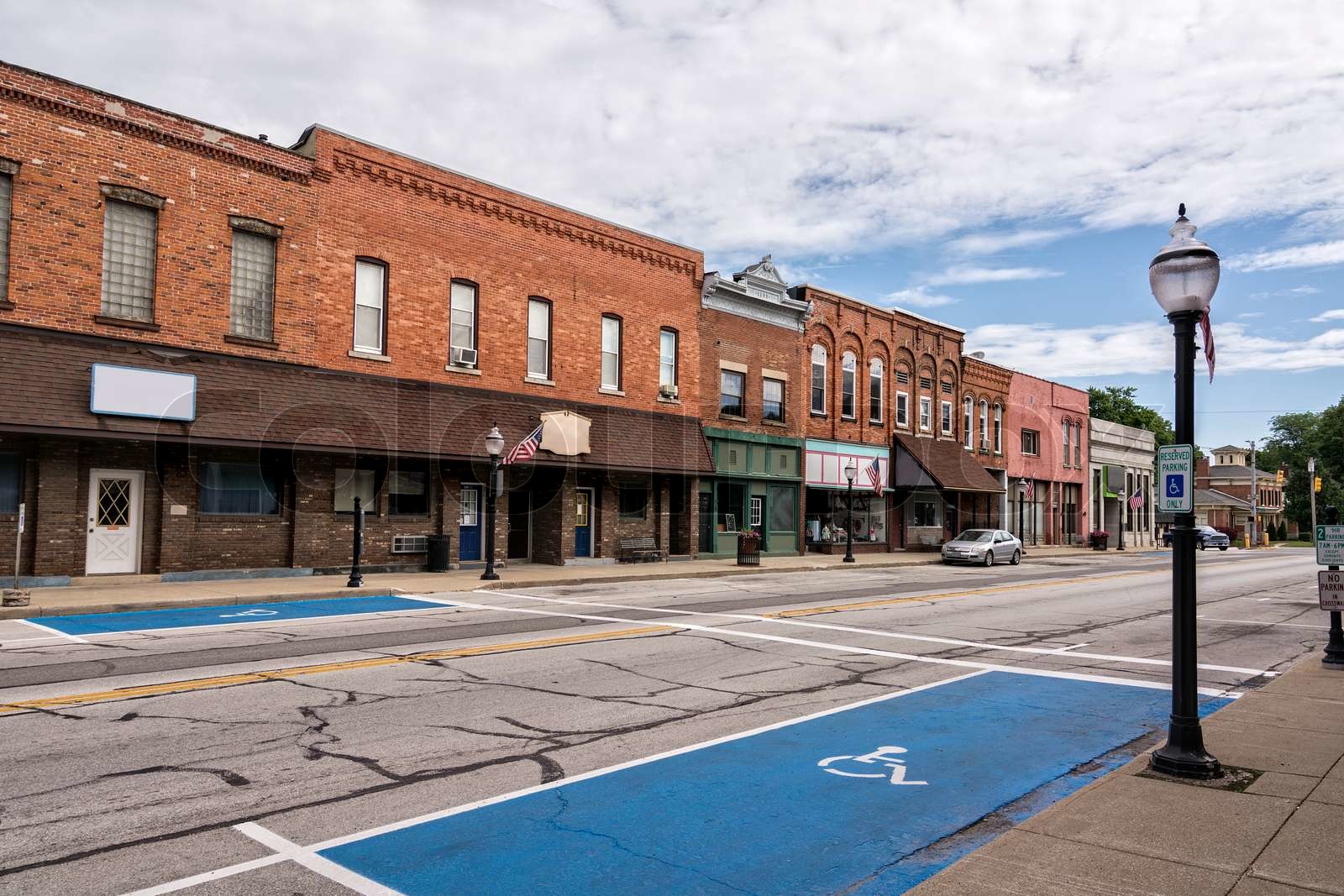 Small Town Main Street | Stock image | Colourbox