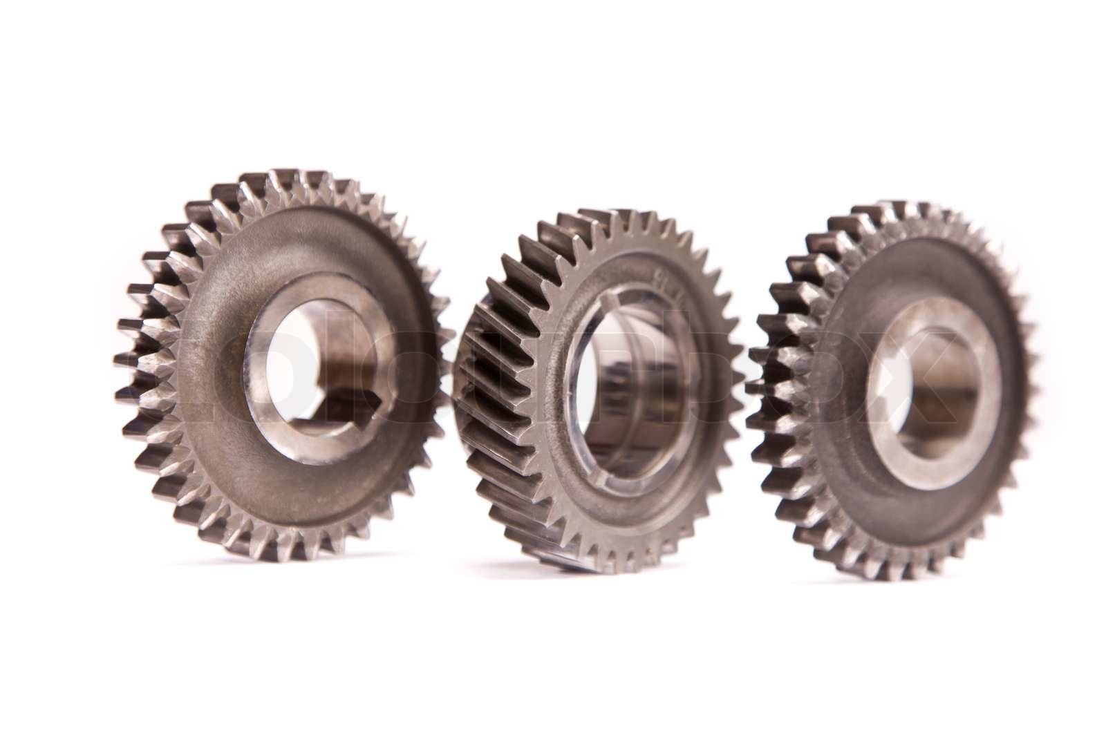Gear wheels system | Stock image | Colourbox