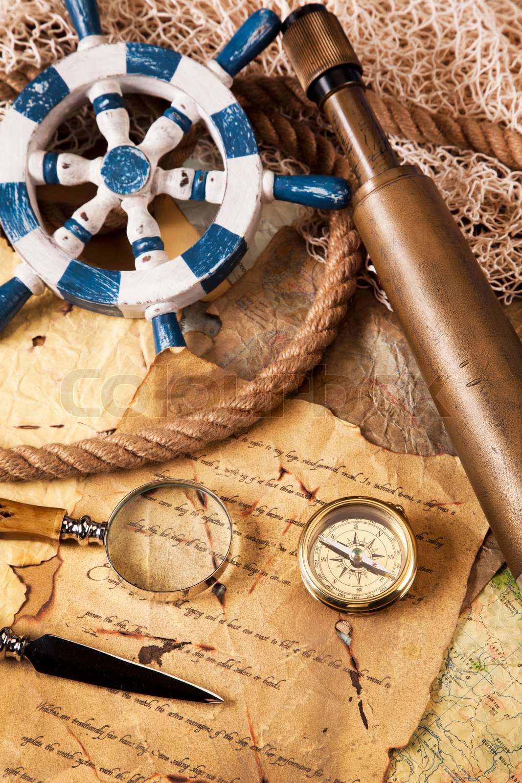 Old navigation equipment | Stock image | Colourbox