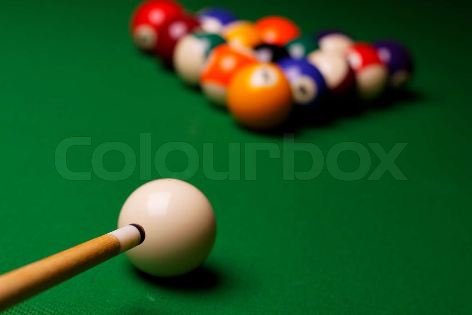 Billiard game! | Stock image | Colourbox