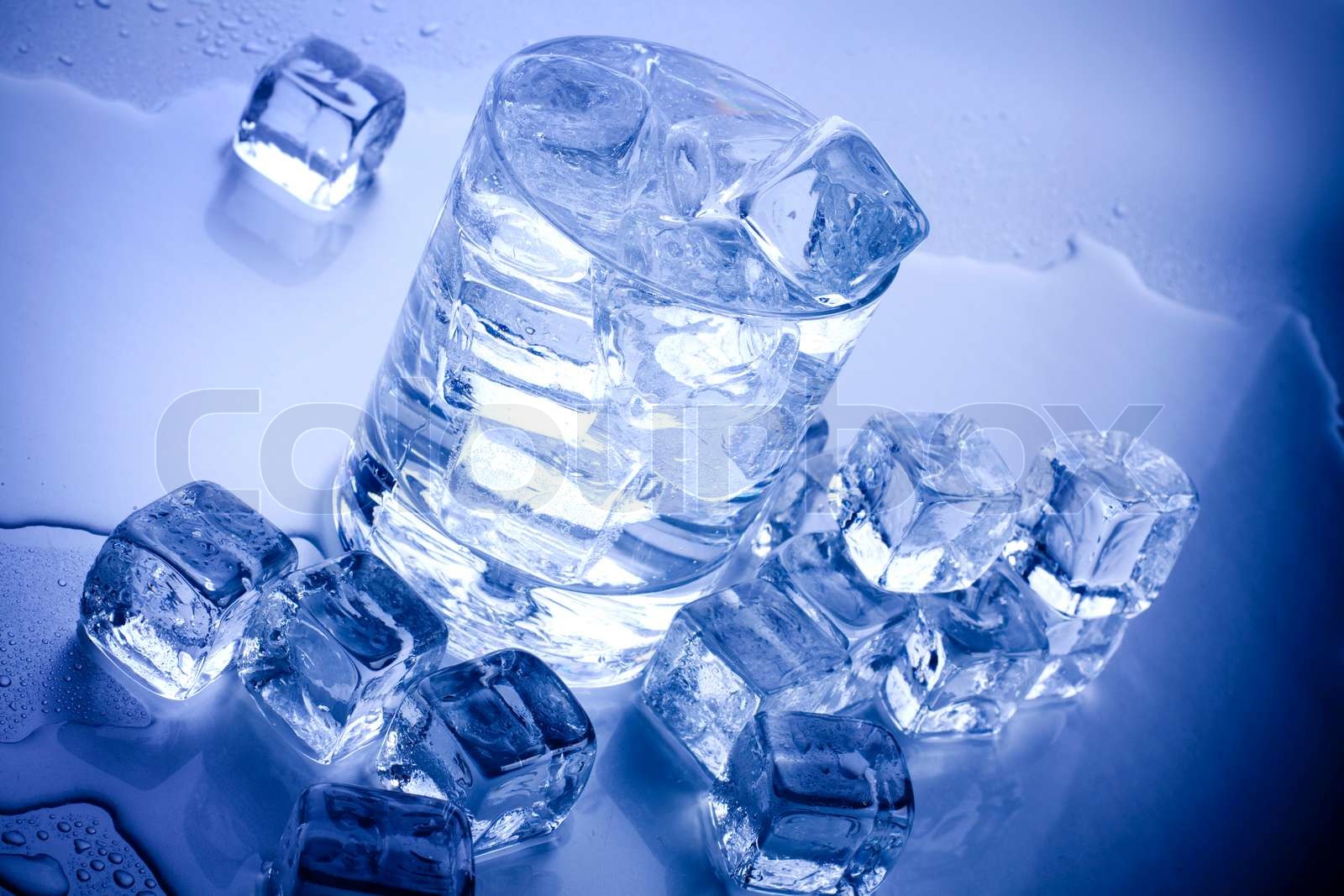 Ice cube's compositions | Stock image | Colourbox