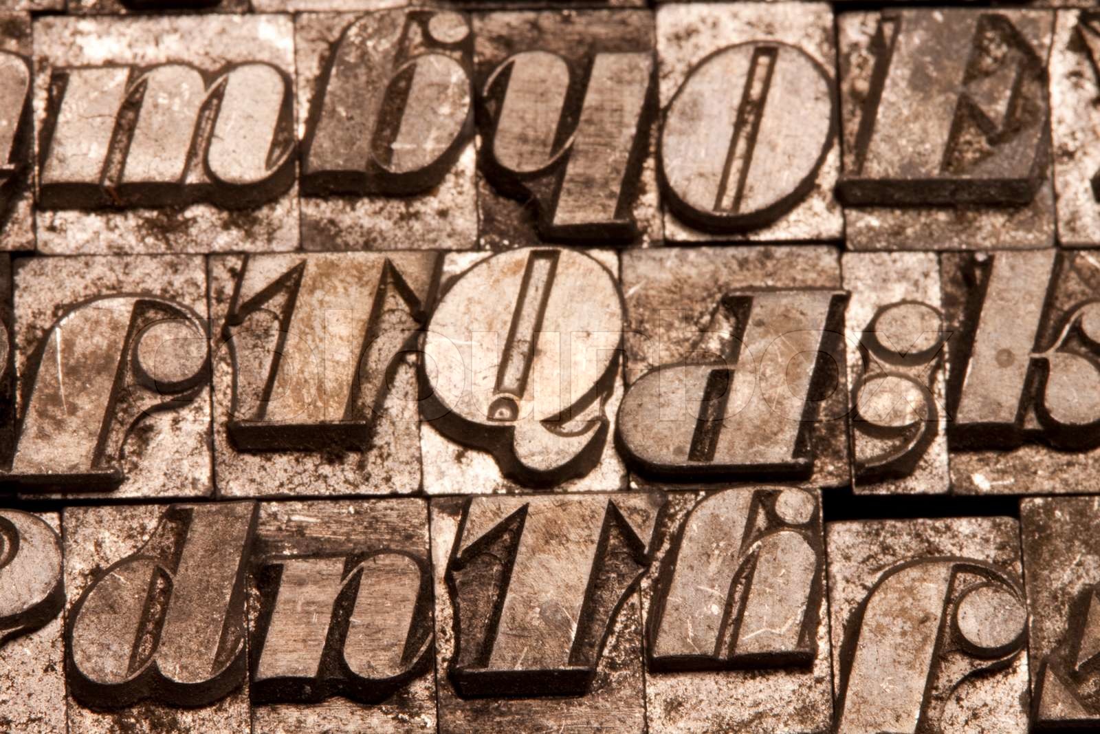 Fonts symbols! | Stock image | Colourbox