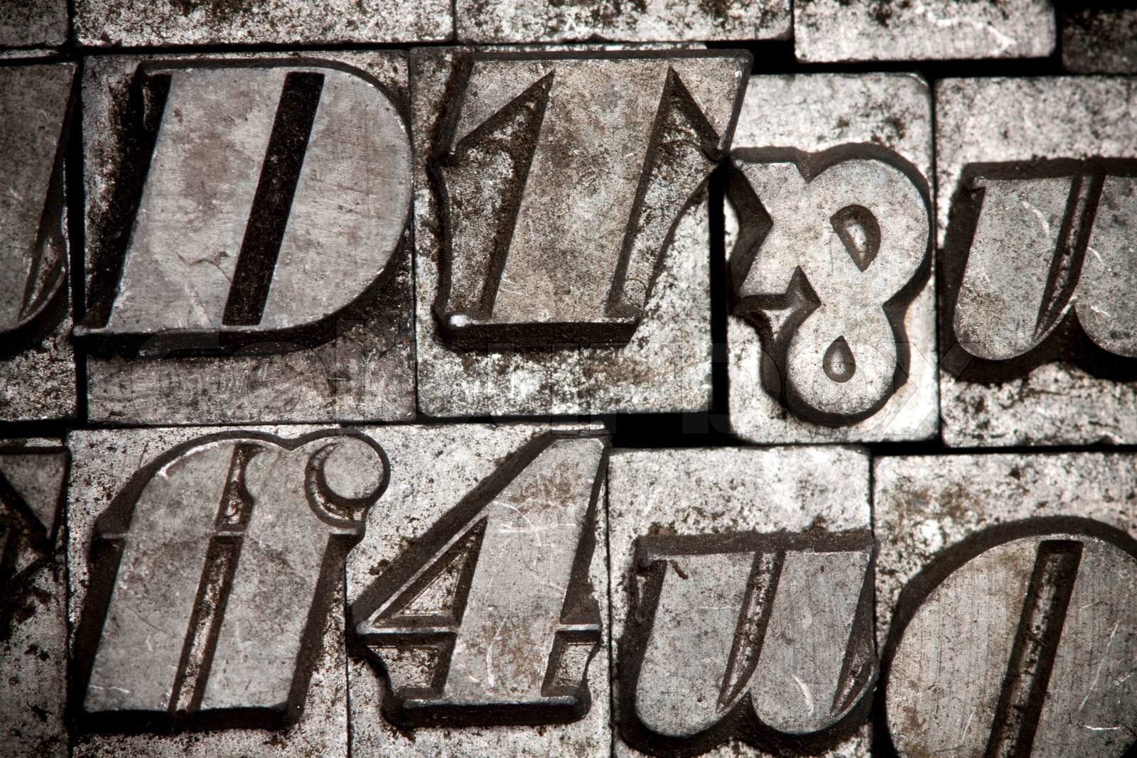 Fonts symbols! | Stock image | Colourbox