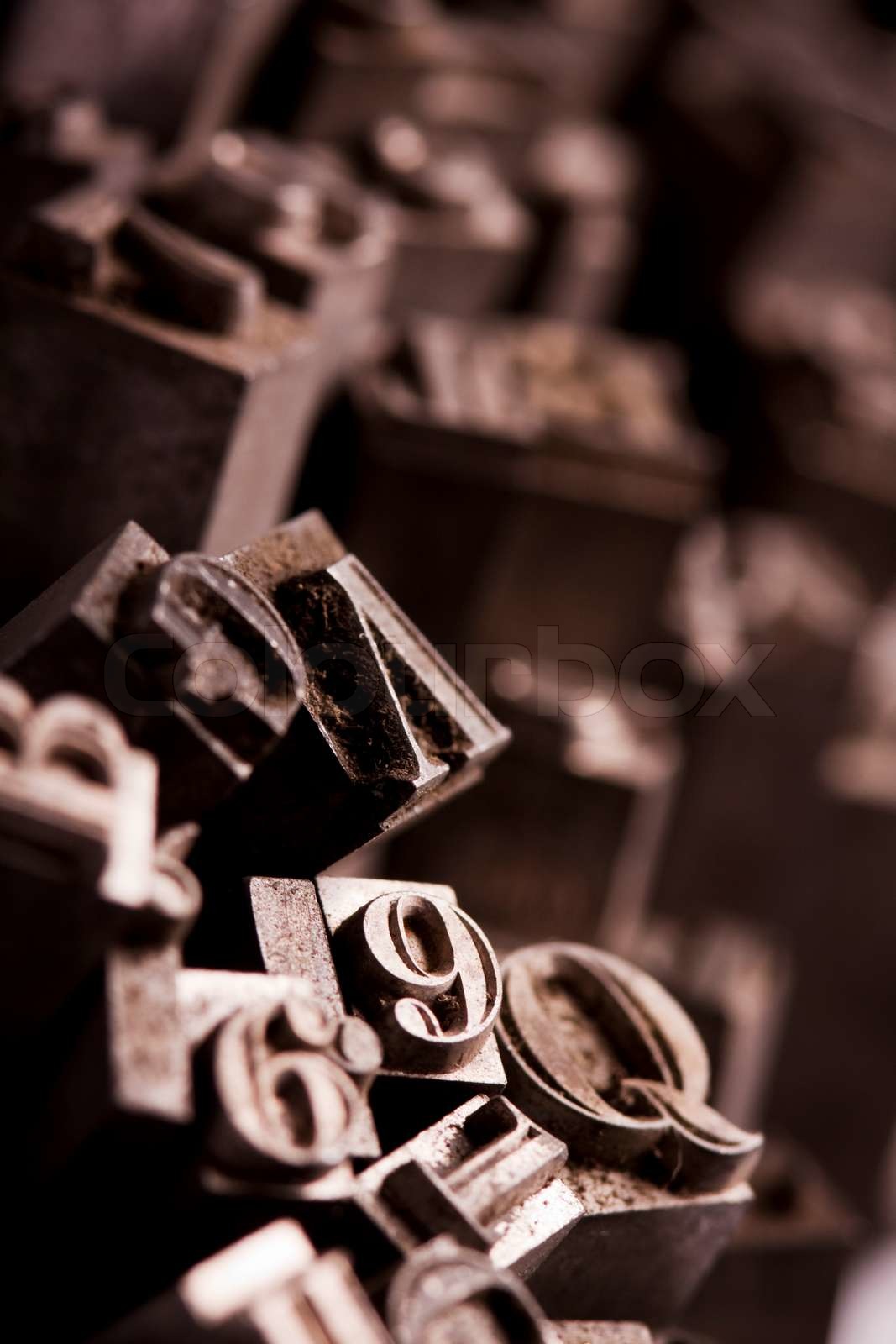 Fonts Symbols Stock Image Colourbox