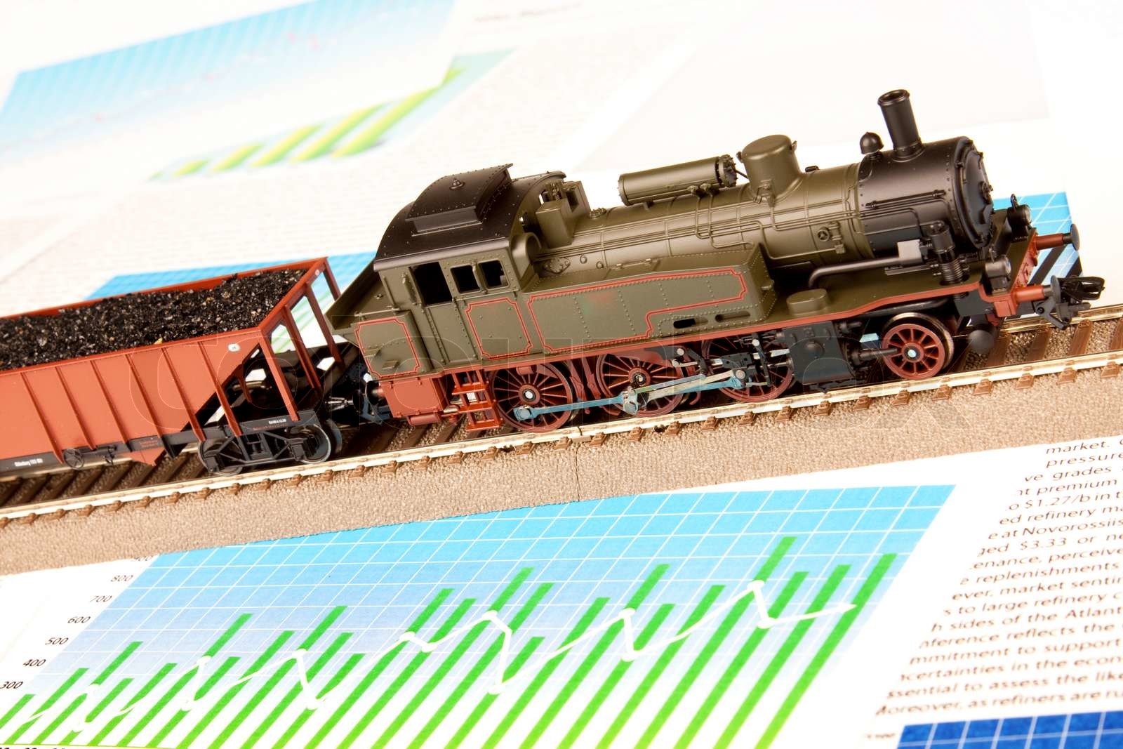 Trains models | Stock image | Colourbox