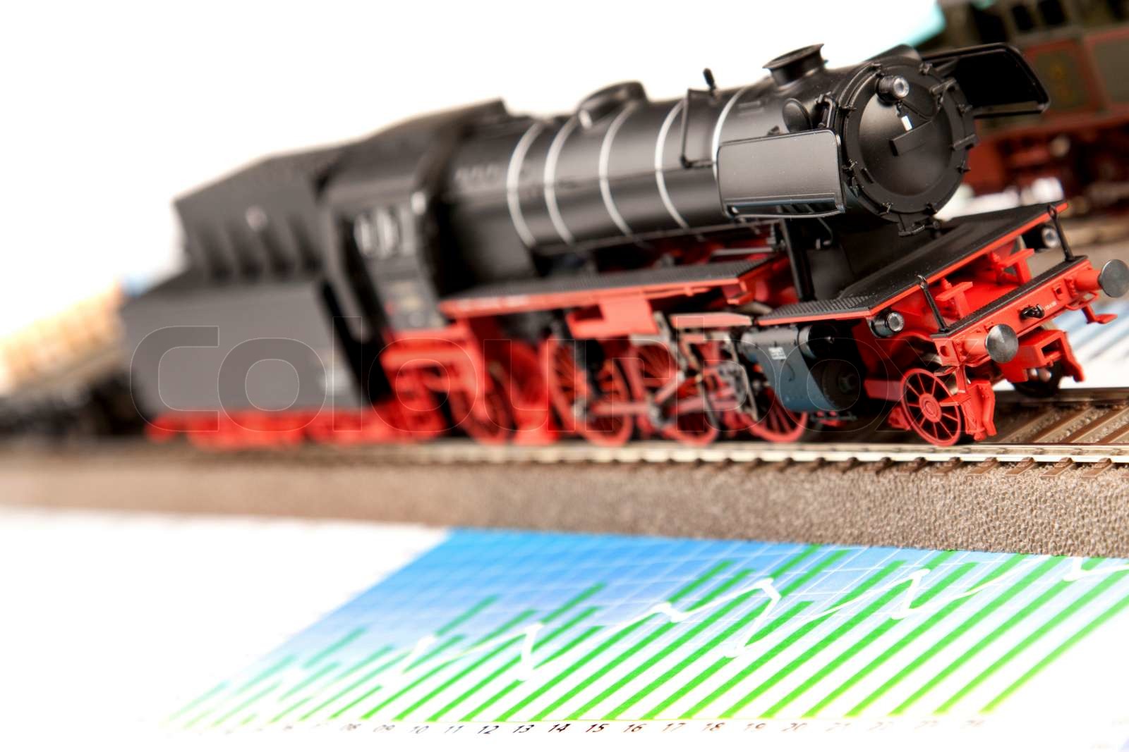 Trains models | Stock image | Colourbox