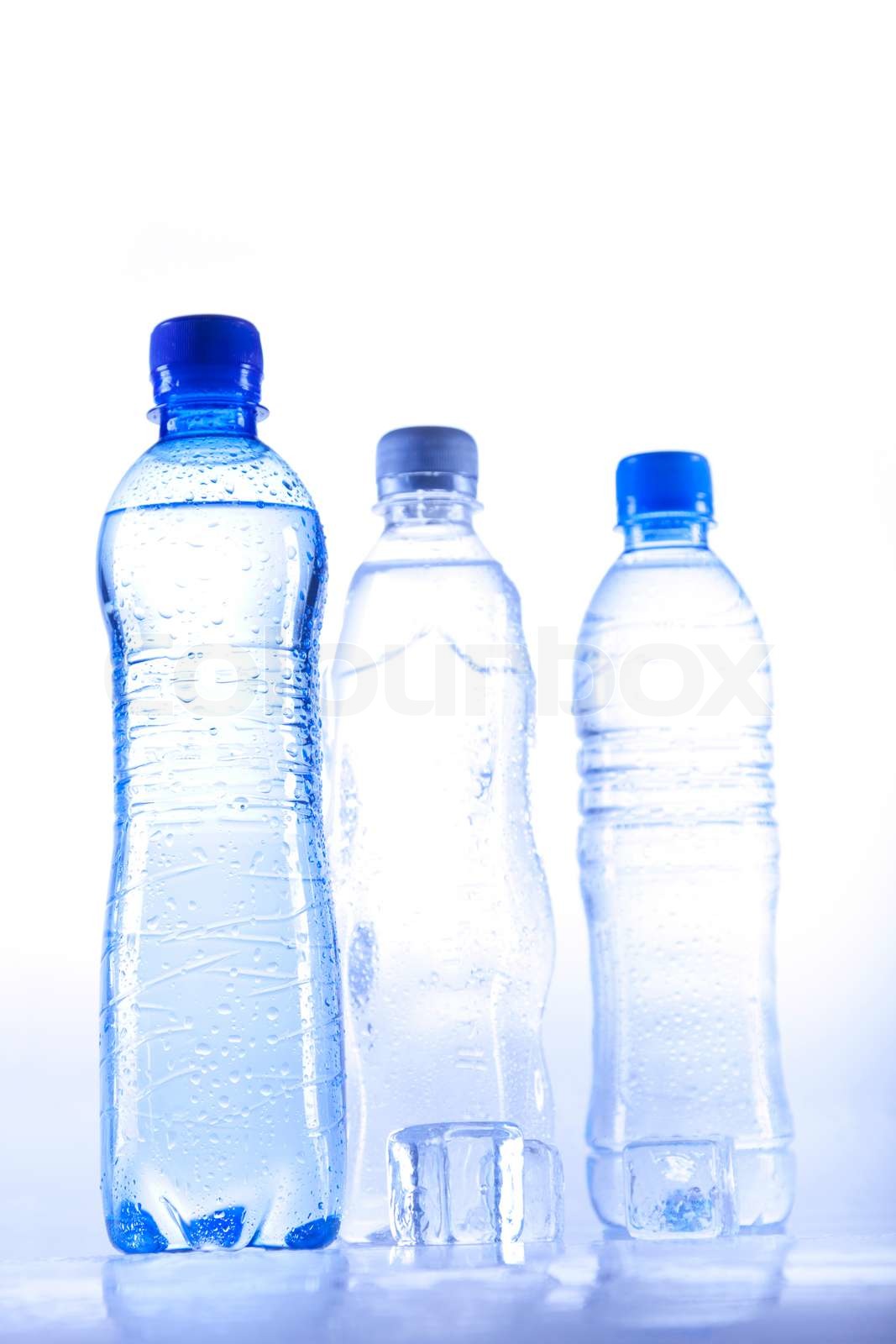 Fresh water bottles | Stock image | Colourbox