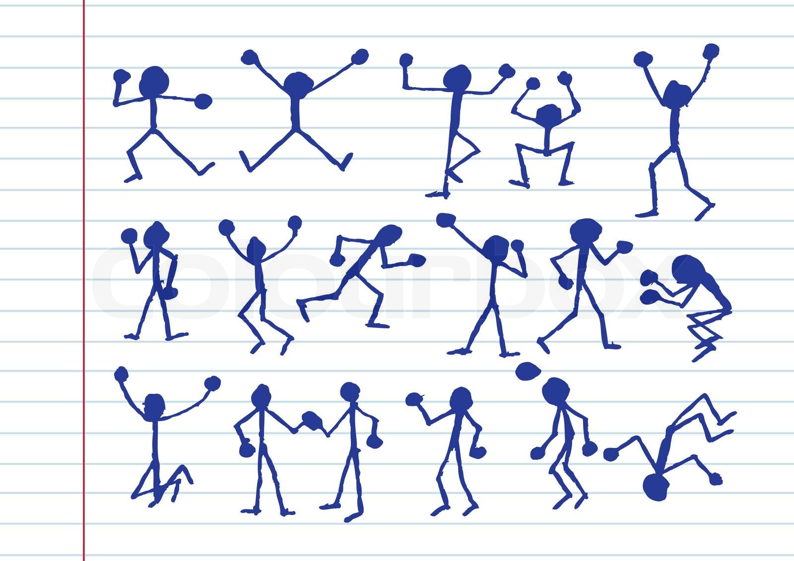 people activity icons in illustration | Stock vector | Colourbox