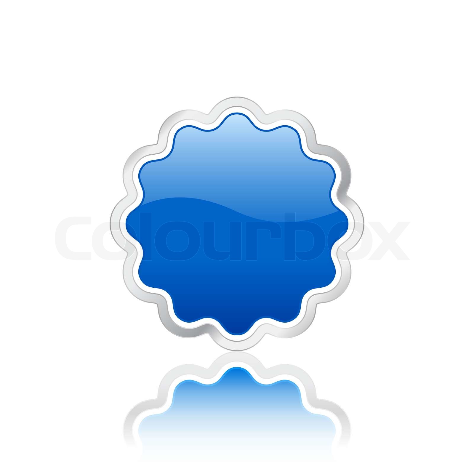 blue vector badge | Stock vector | Colourbox