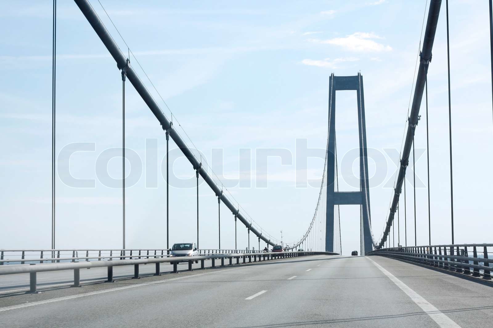 The Great Belt Bridge in Denmark | Stock image | Colourbox