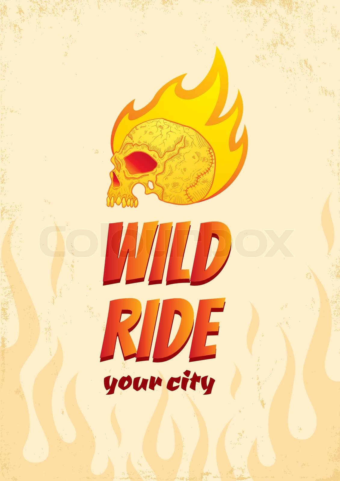 Wild ride | Stock vector | Colourbox