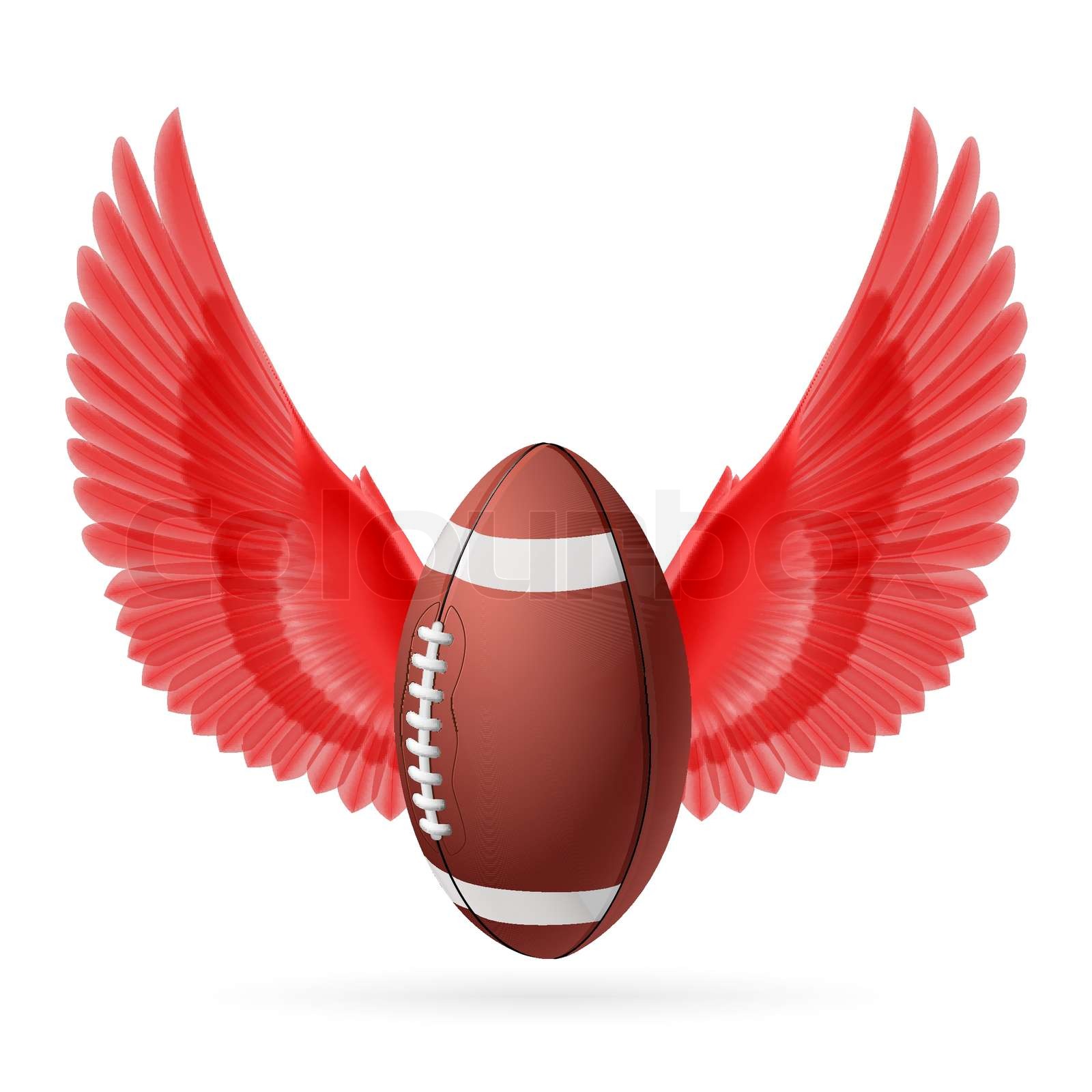 Flying ball | Stock vector | Colourbox