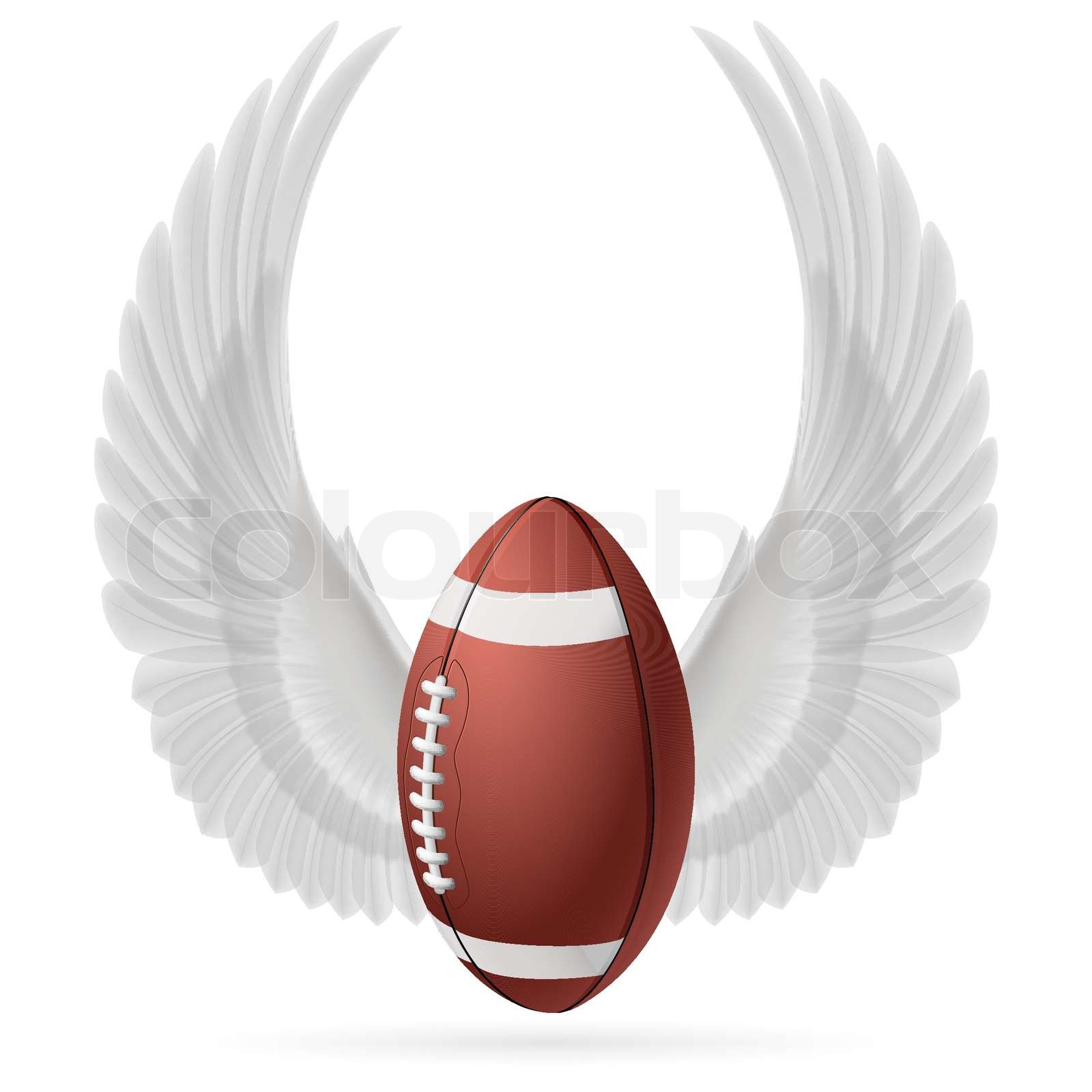 Flying ball | Stock vector | Colourbox